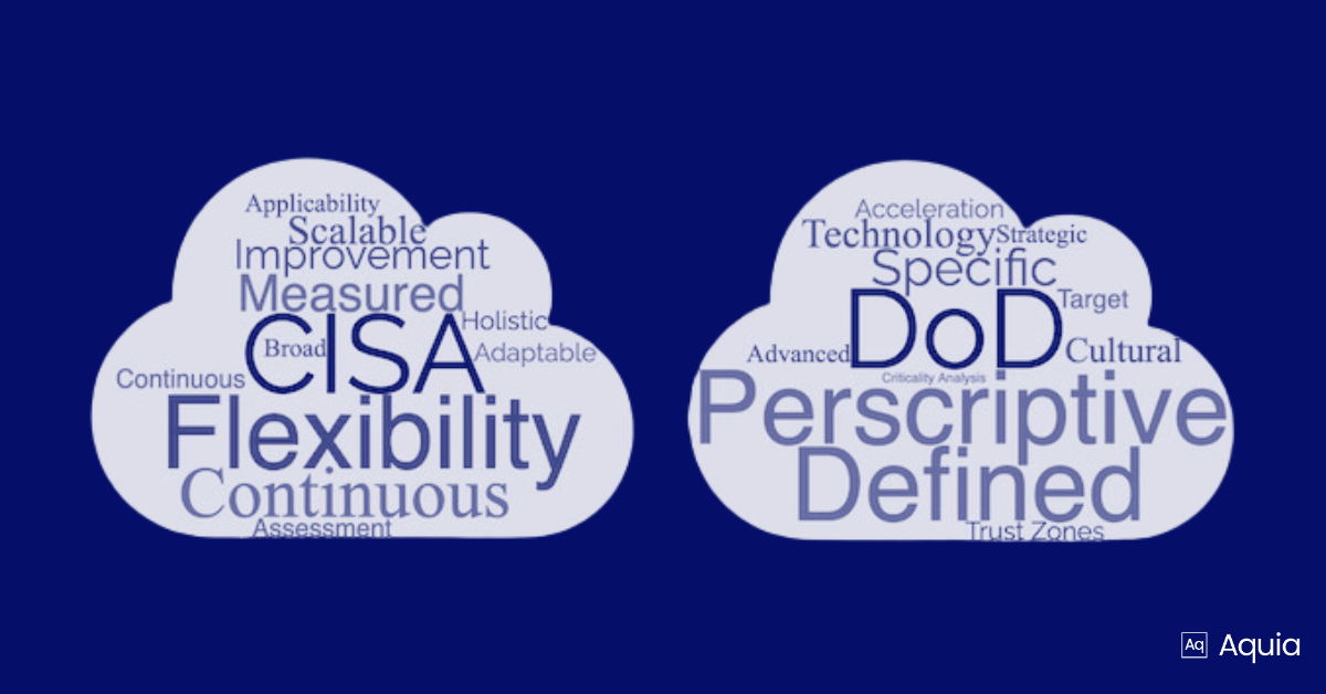 Comparing CISA Zero Trust Maturity Model vs. DoD Zero Trust Reference ...