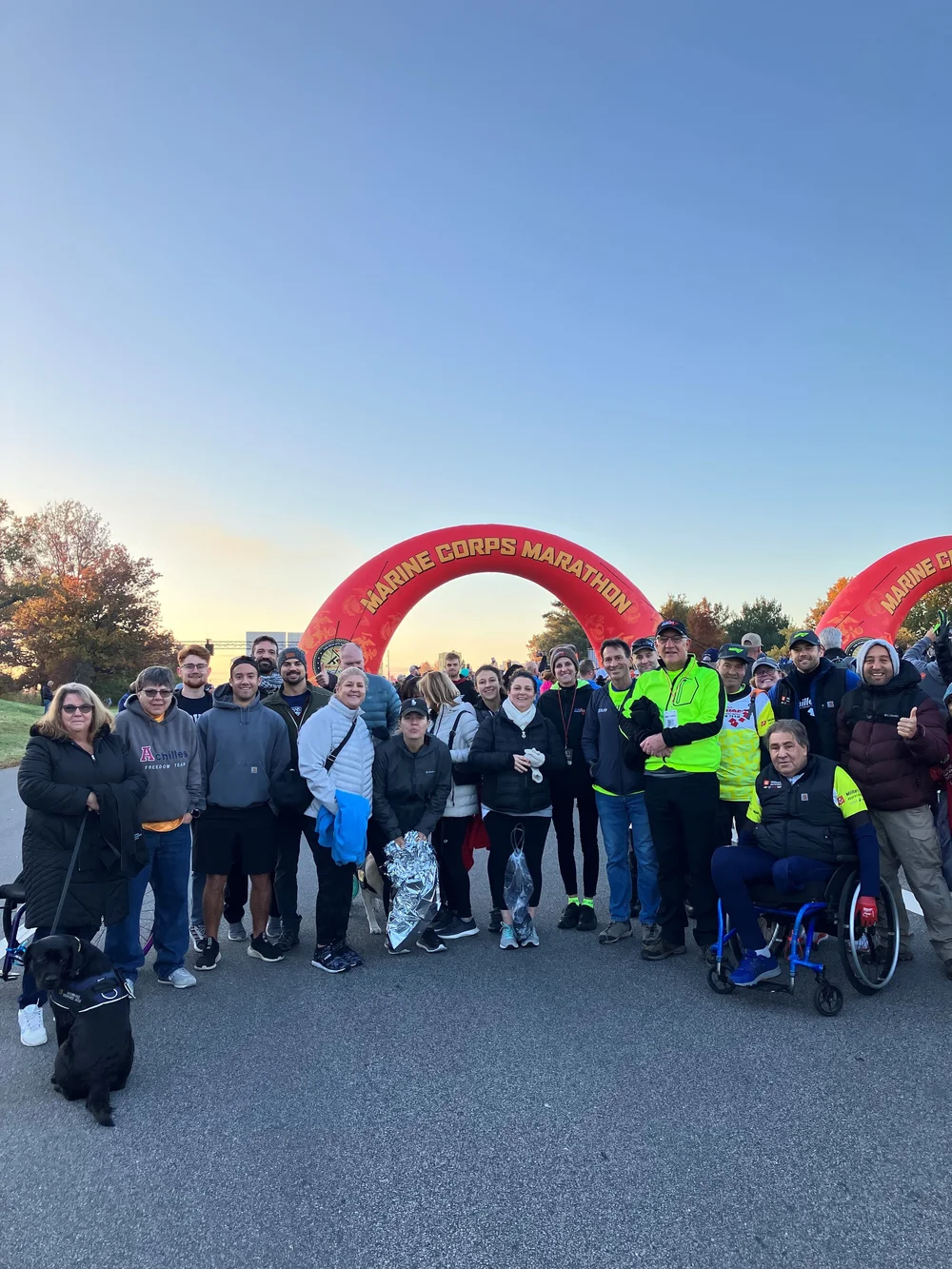 Achilles Athletes and Veterans Conquer 47th Marine Corps Marathon, 10K ...