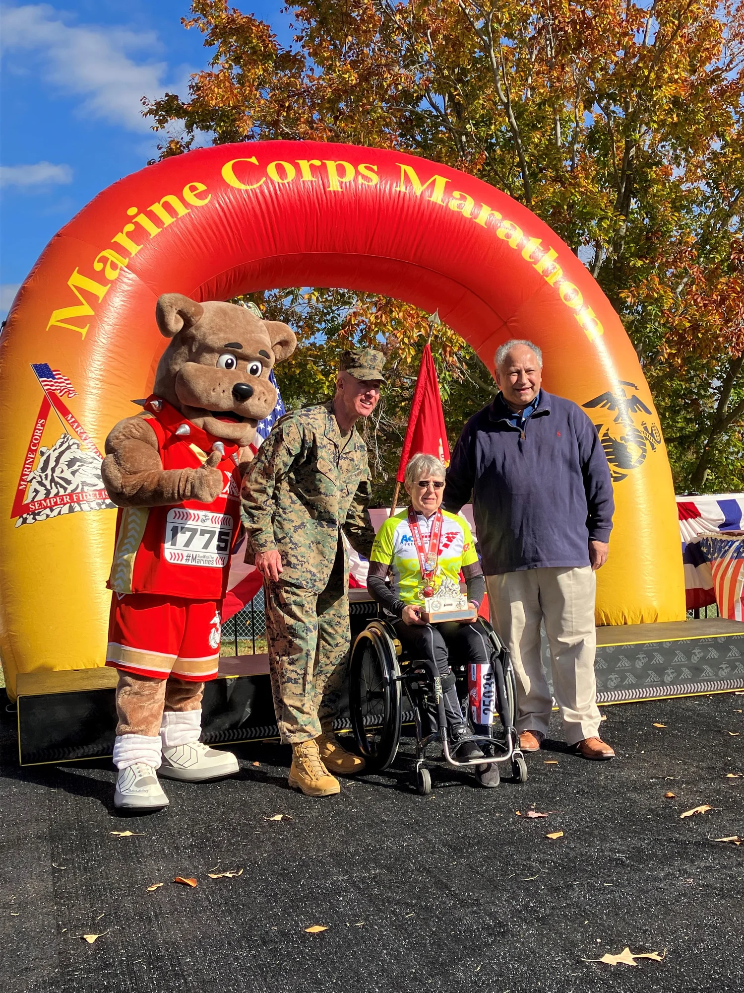 Achilles Athletes and Veterans Conquer 47th Marine Corps Marathon, 10K ...