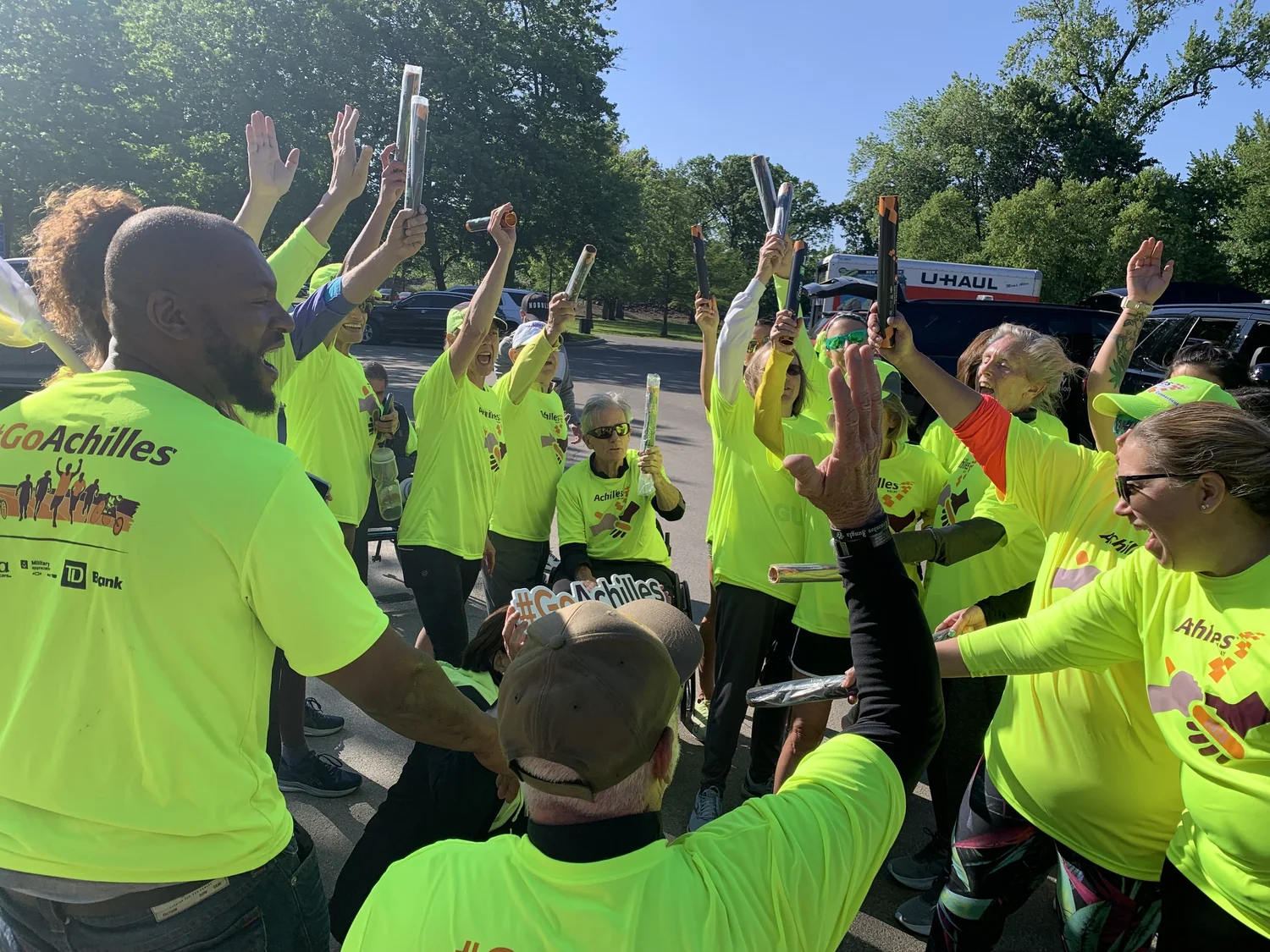 Achilles Relay Recap: Athletes and Veterans Pass Baton 500 Miles From ...