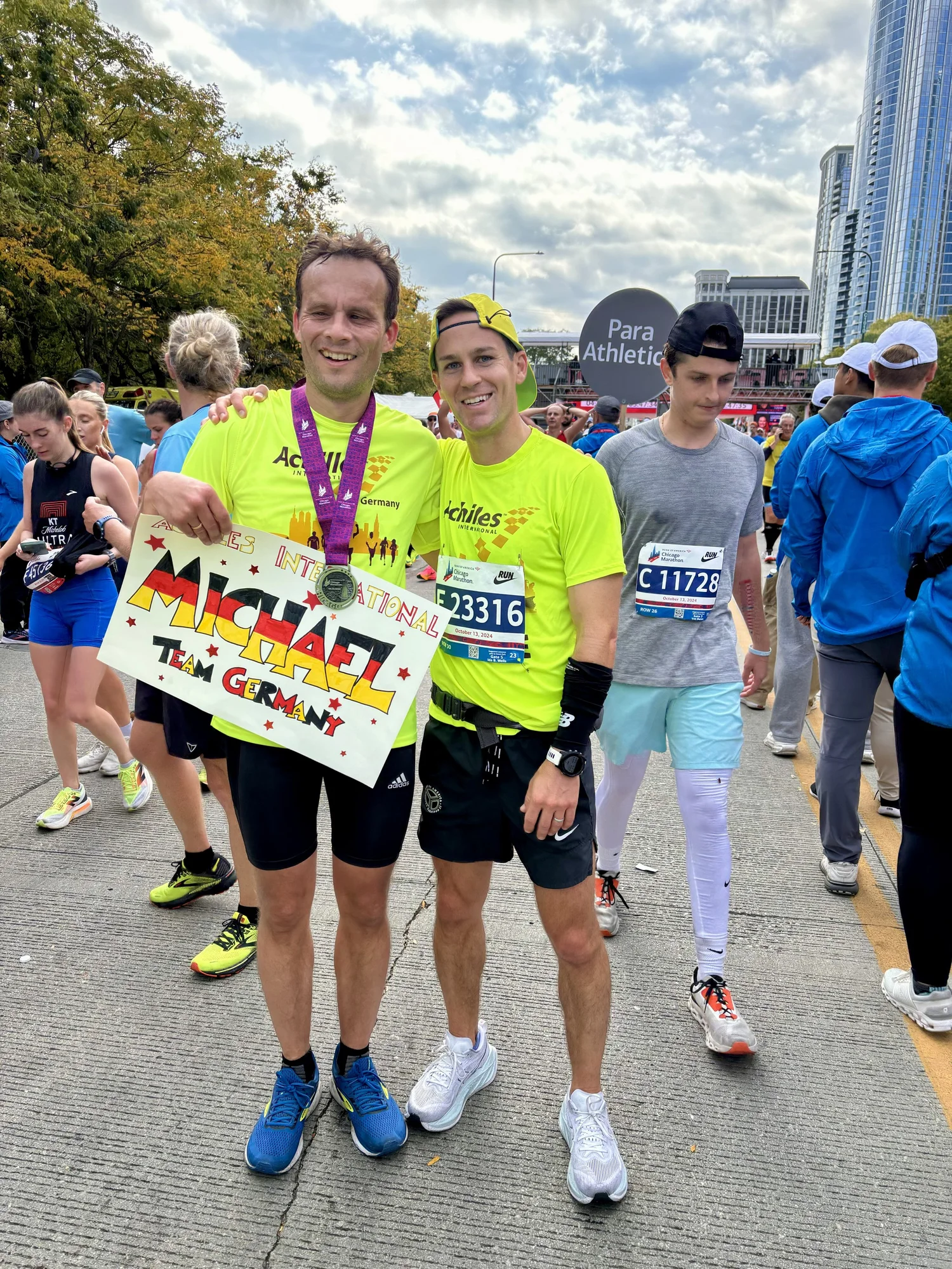 Achilles Athletes Set New Records at 2024 Chicago Marathon — Achilles ...