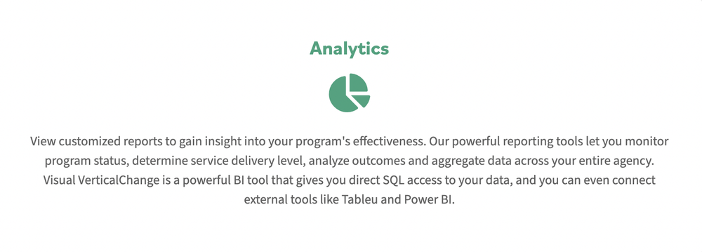 VerticalChange – Modern Data Management for the Human Services