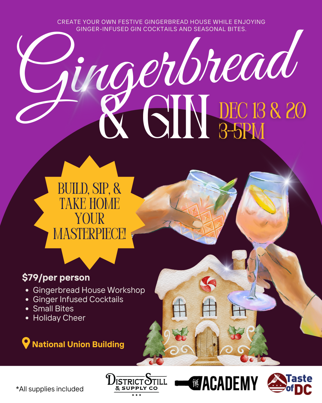 Gingerbread & Gin — National Union Building