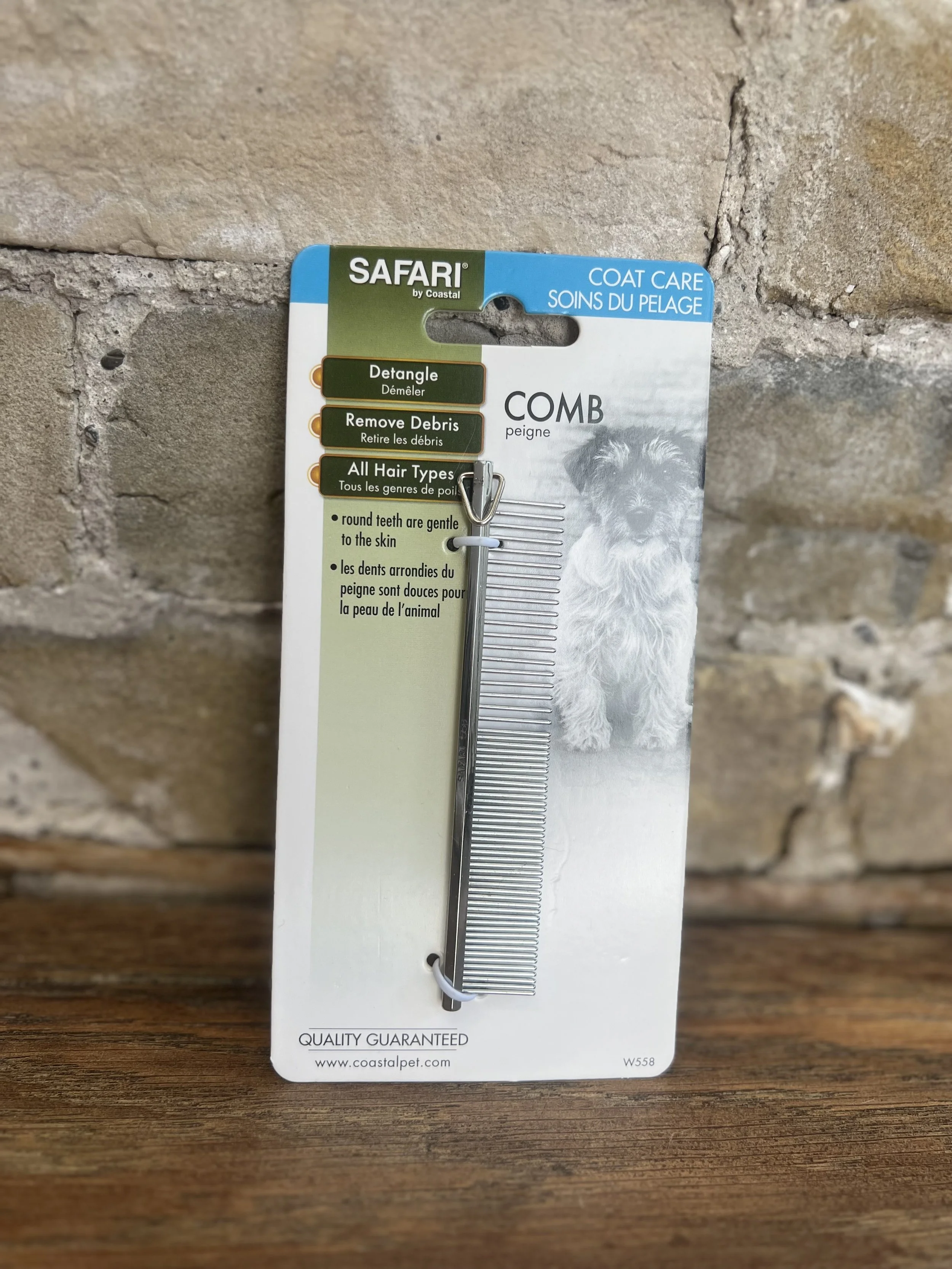 Safari Curved Firm Slicker Brush — Dashing Hounds