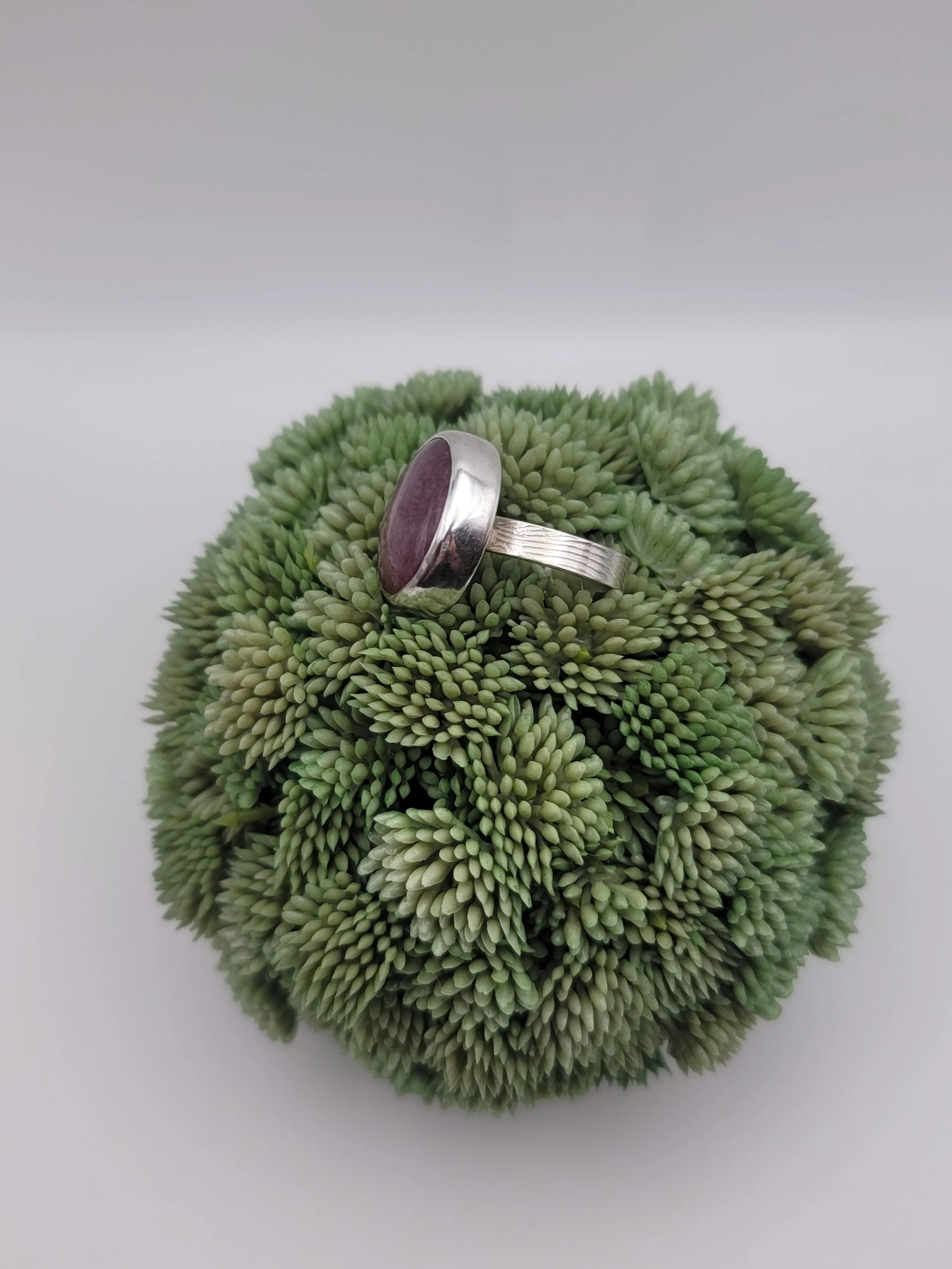 Ruby in kyanite, red aventurine, lacy agate silver bracelet — Phoenix ...