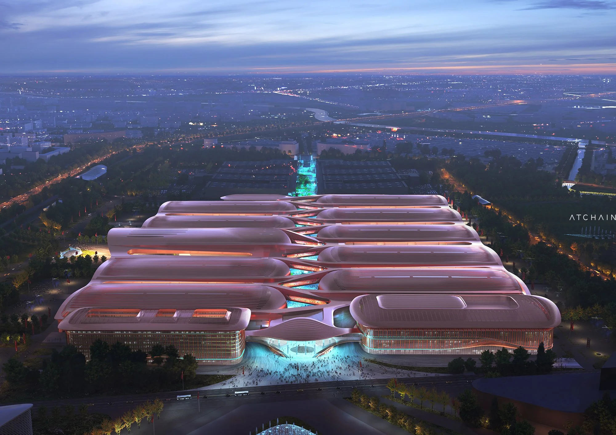 BEIJING EXHIBITION CENTER｜Zaha Hadid Architects — ATCHAIN
