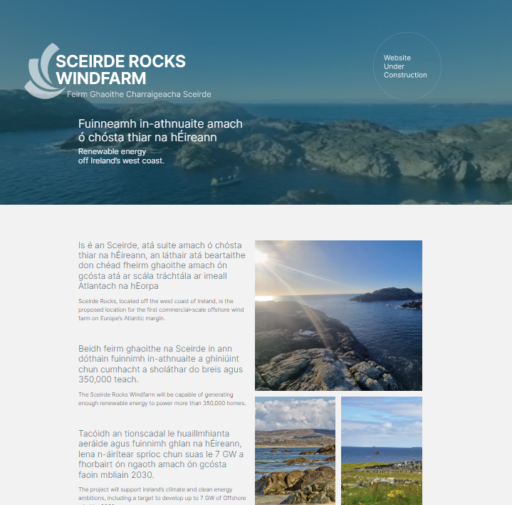 Sceirde Rocks: the first major offshore windfarm on Ireland’s west ...