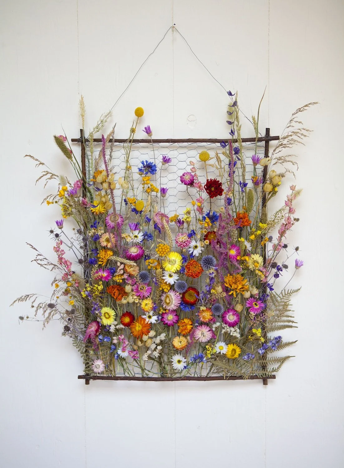 Sun & Flowers everlasting flower panel — Layla Robinson