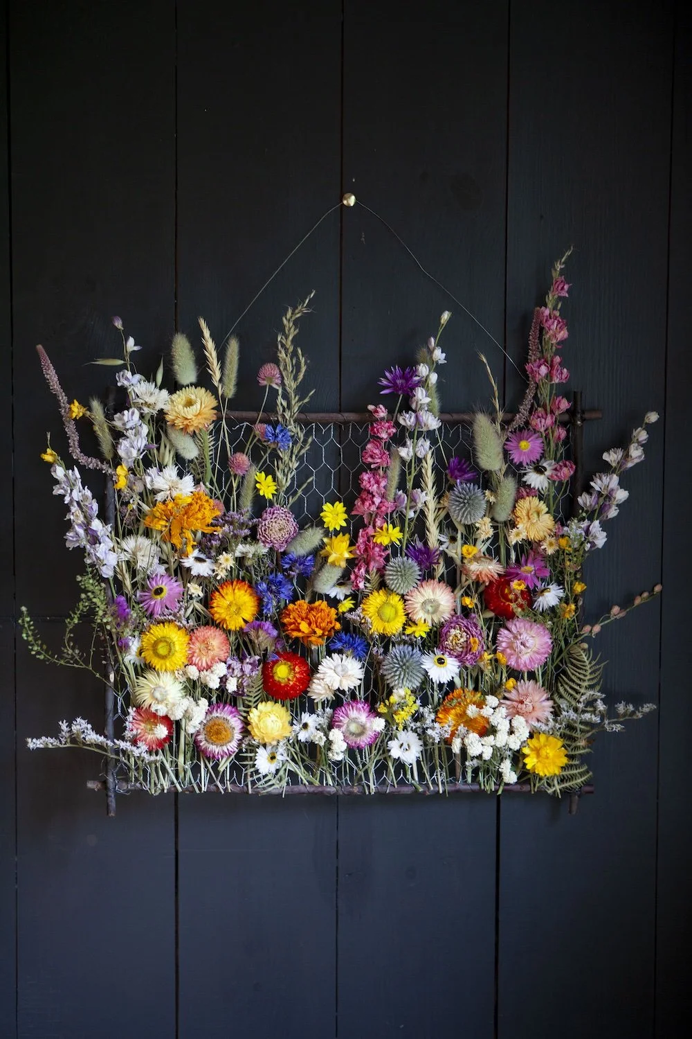 Sun & Flowers everlasting flower panel — Layla Robinson