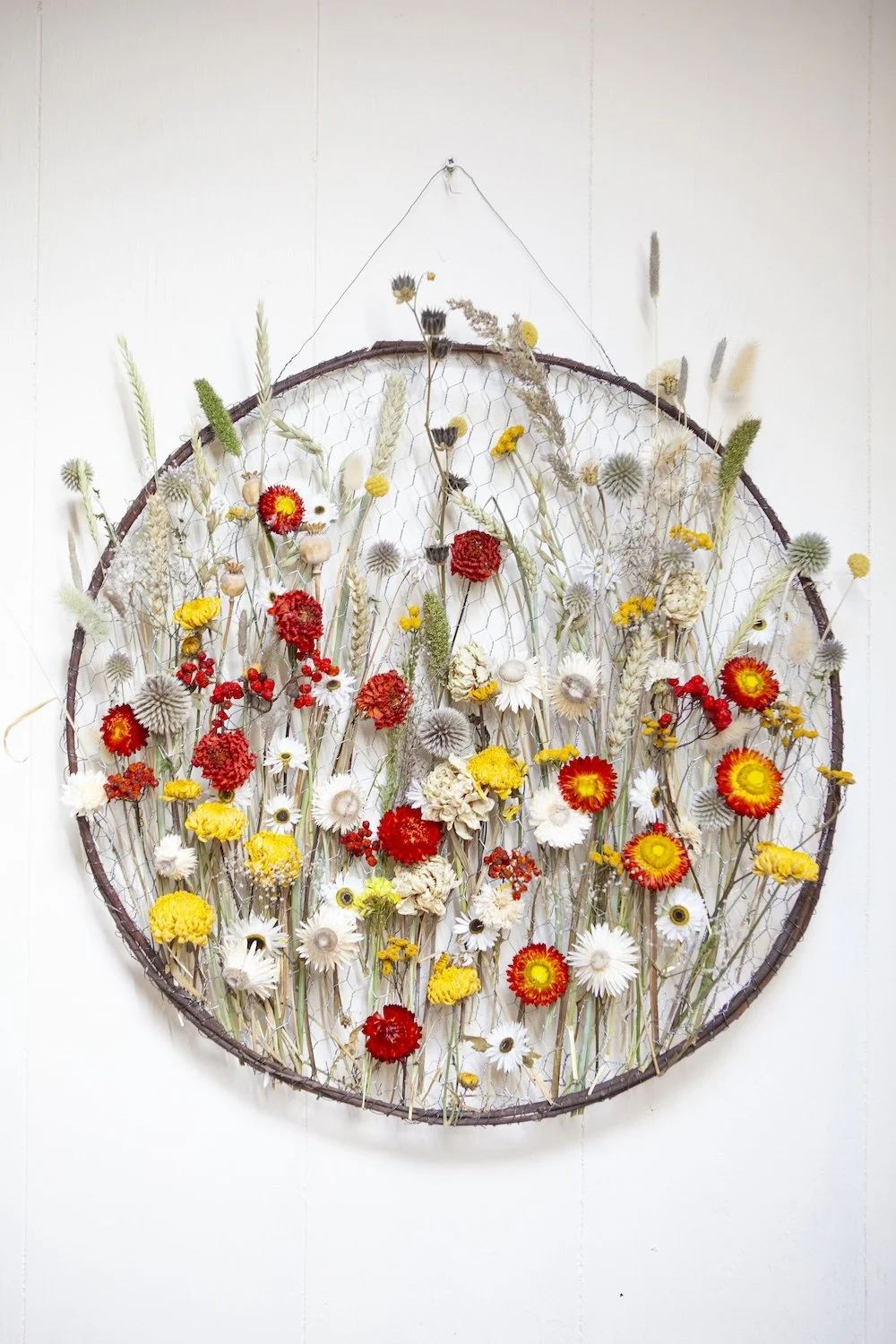 Sun & Flowers everlasting flower panel — Layla Robinson