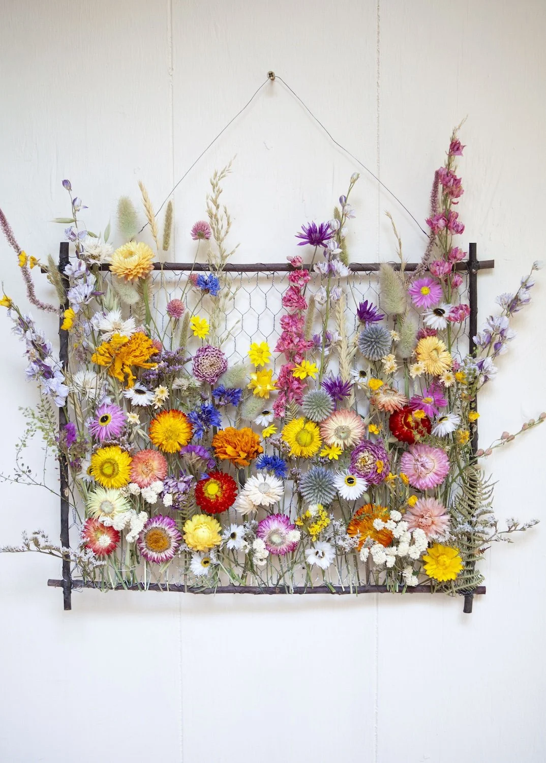 Sun & Flowers everlasting flower panel — Layla Robinson