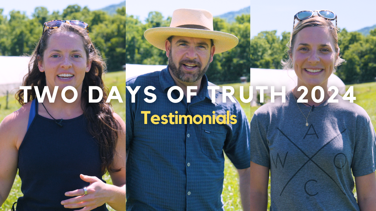 Two Days of Truth 2024 - Polyface Farm Summit — Dr Sina McCullough