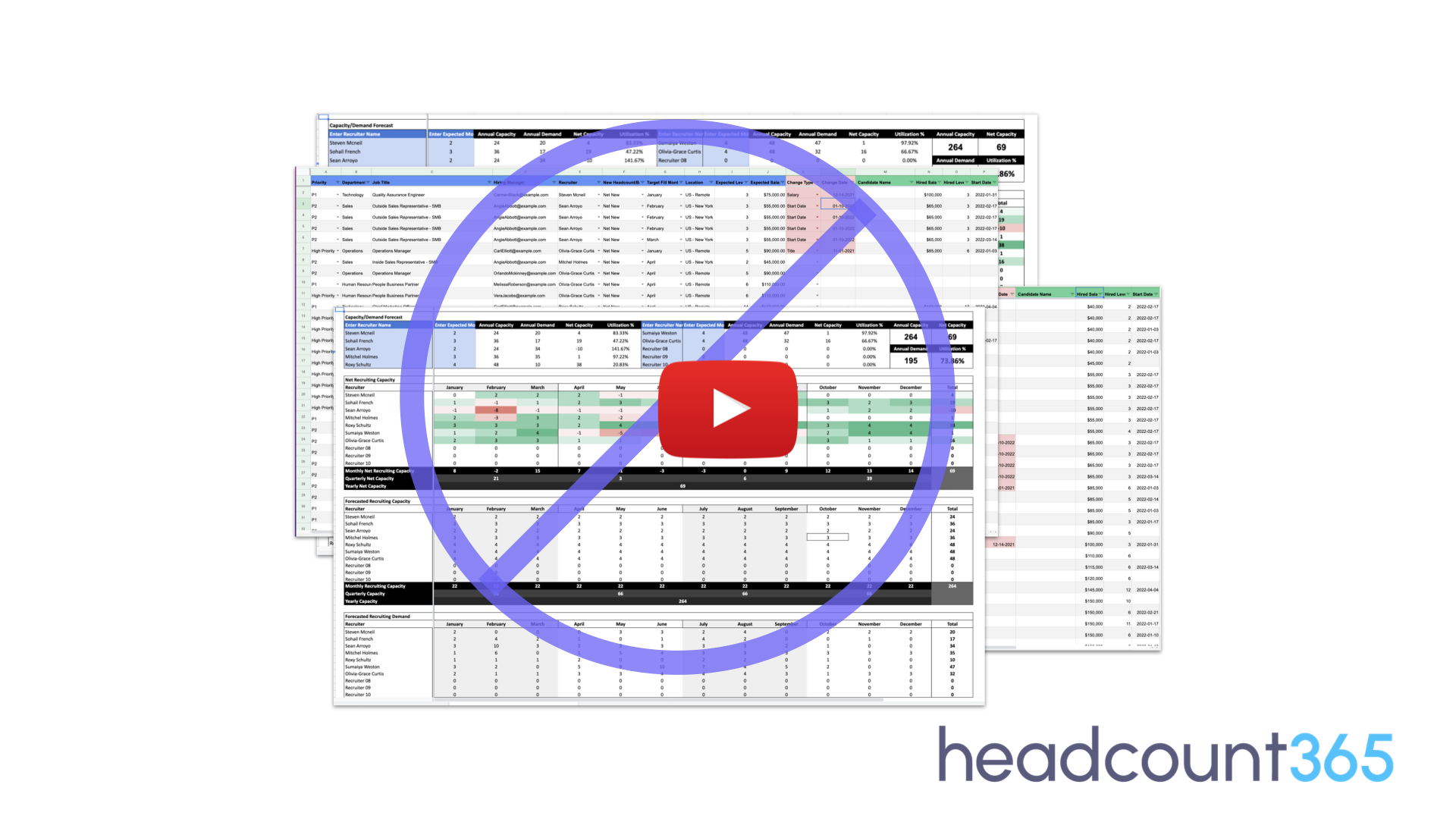 Replace spreadsheets used to manage headcount — Headcount365