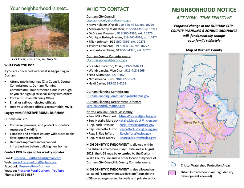 Preserve Rural Durham