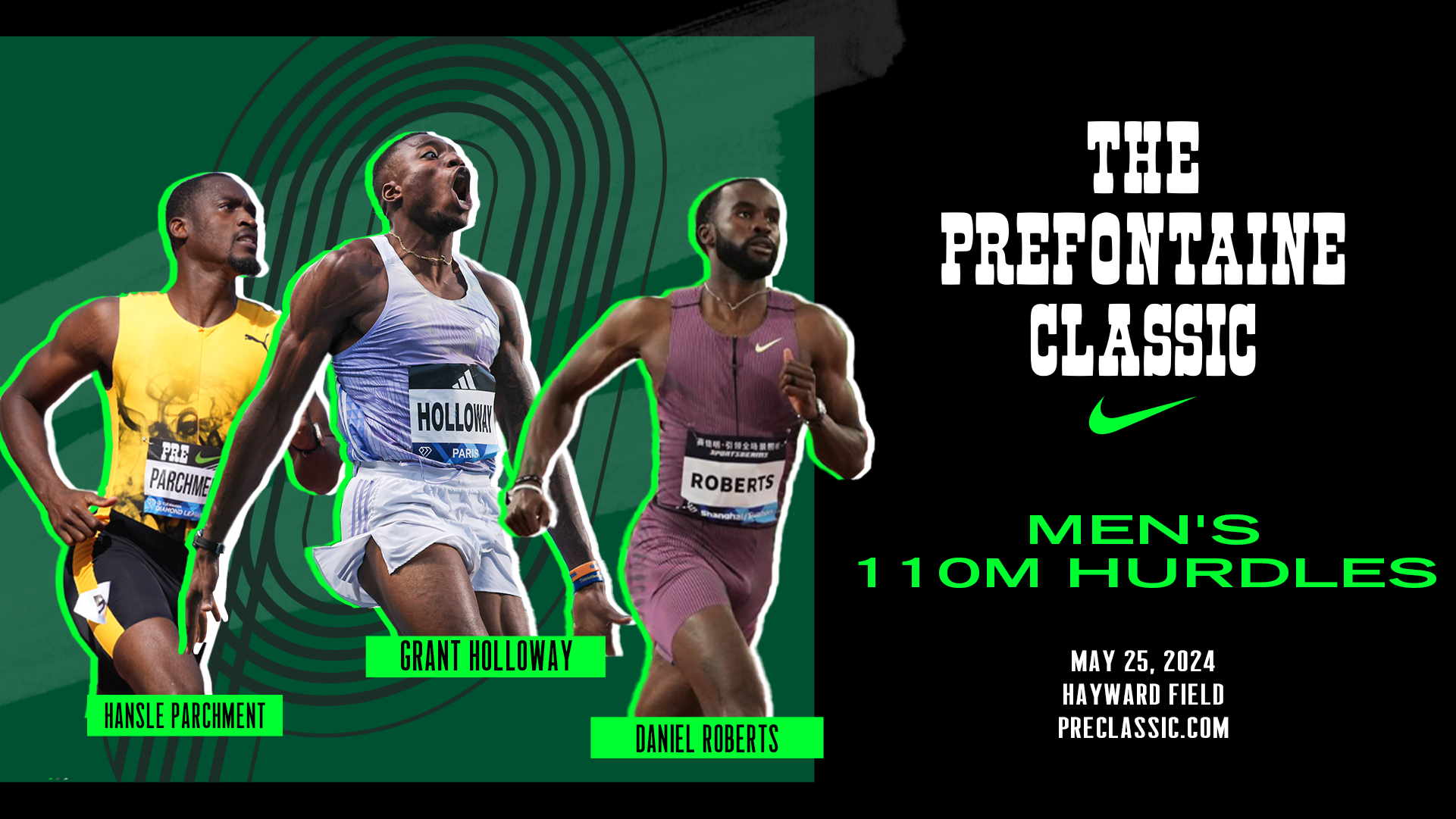 Reigning World Champions Headline Prefontaine Classic Women’s 1500m and Men’s 110m Hurdles — The ...
