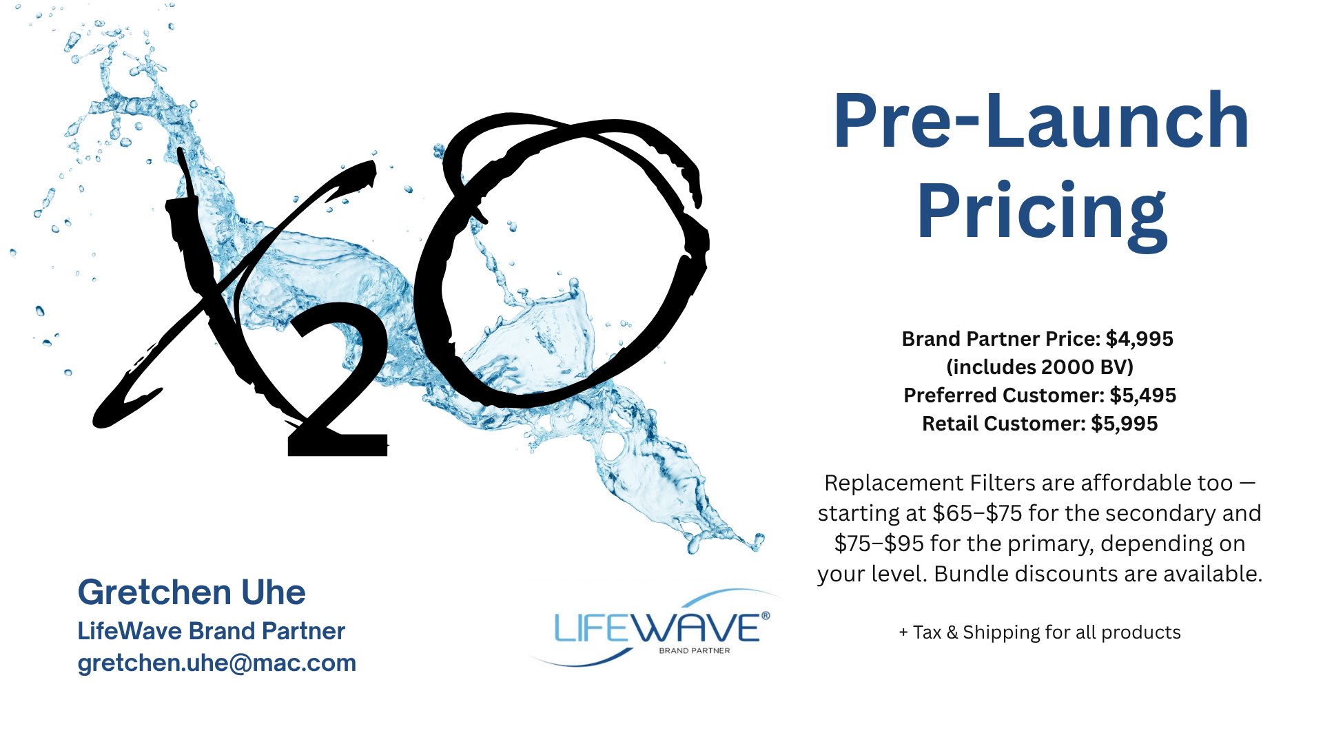 LifeWave X2O Water Machine | LifeWave Pulsar Patching Team