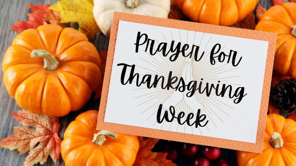 Prayer for Thanksgiving Week — Anastasia Forrest