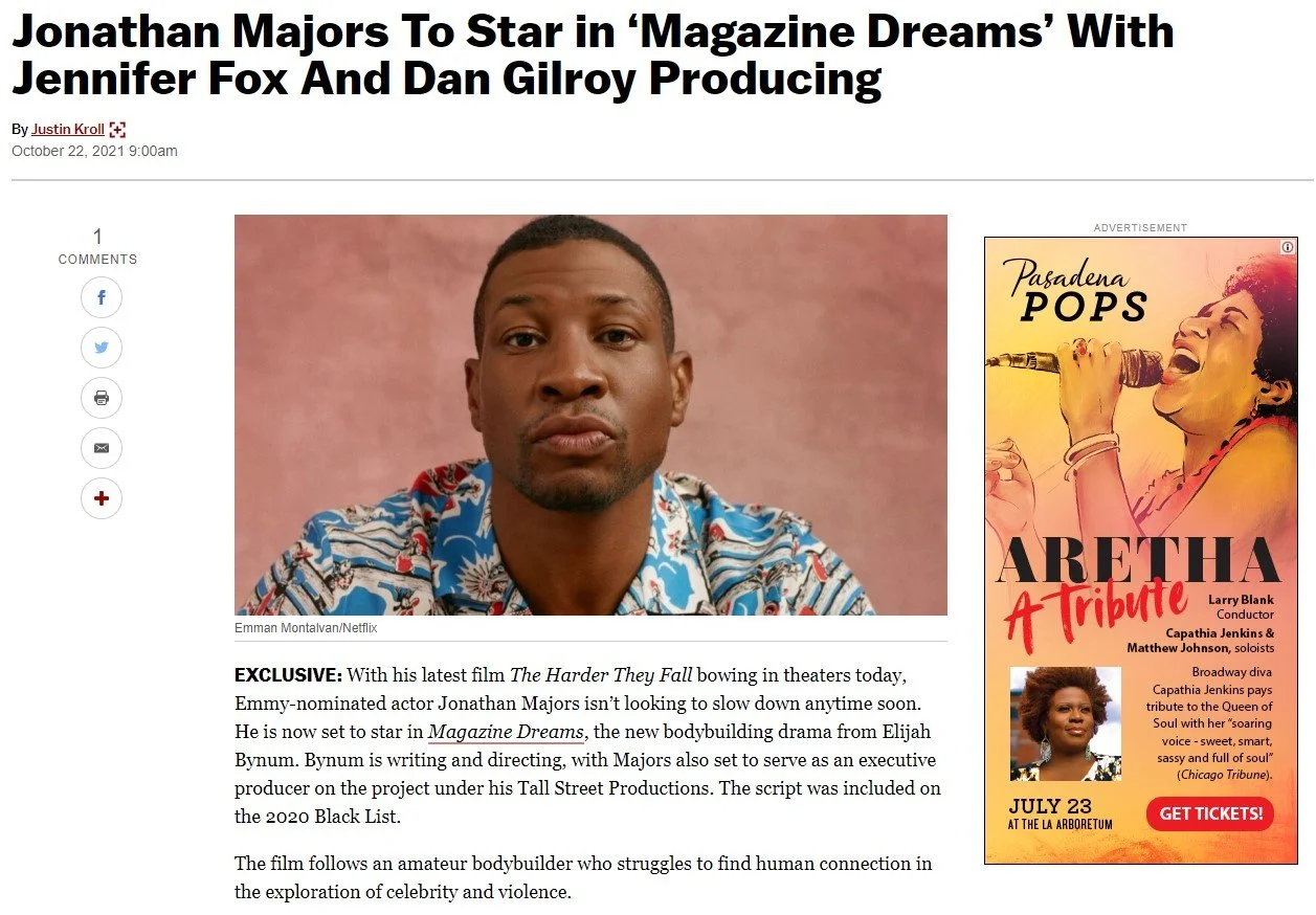 Magazine Dreams - Feature — George Moise-VFX