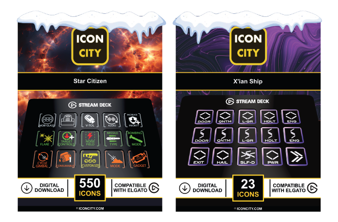 iConCity : Stream Deck iCon Store
