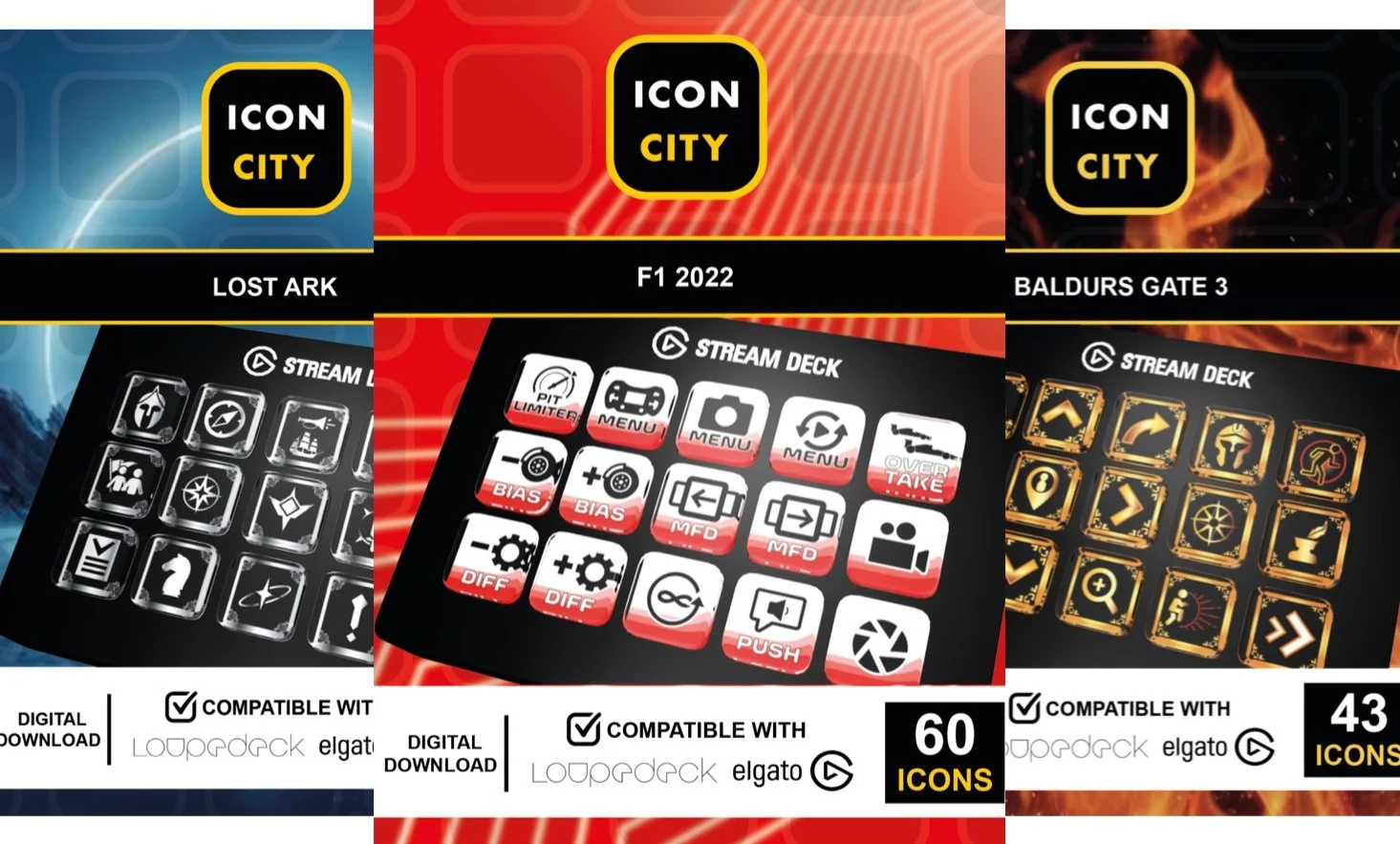 iConCity : Stream Deck iCon Store