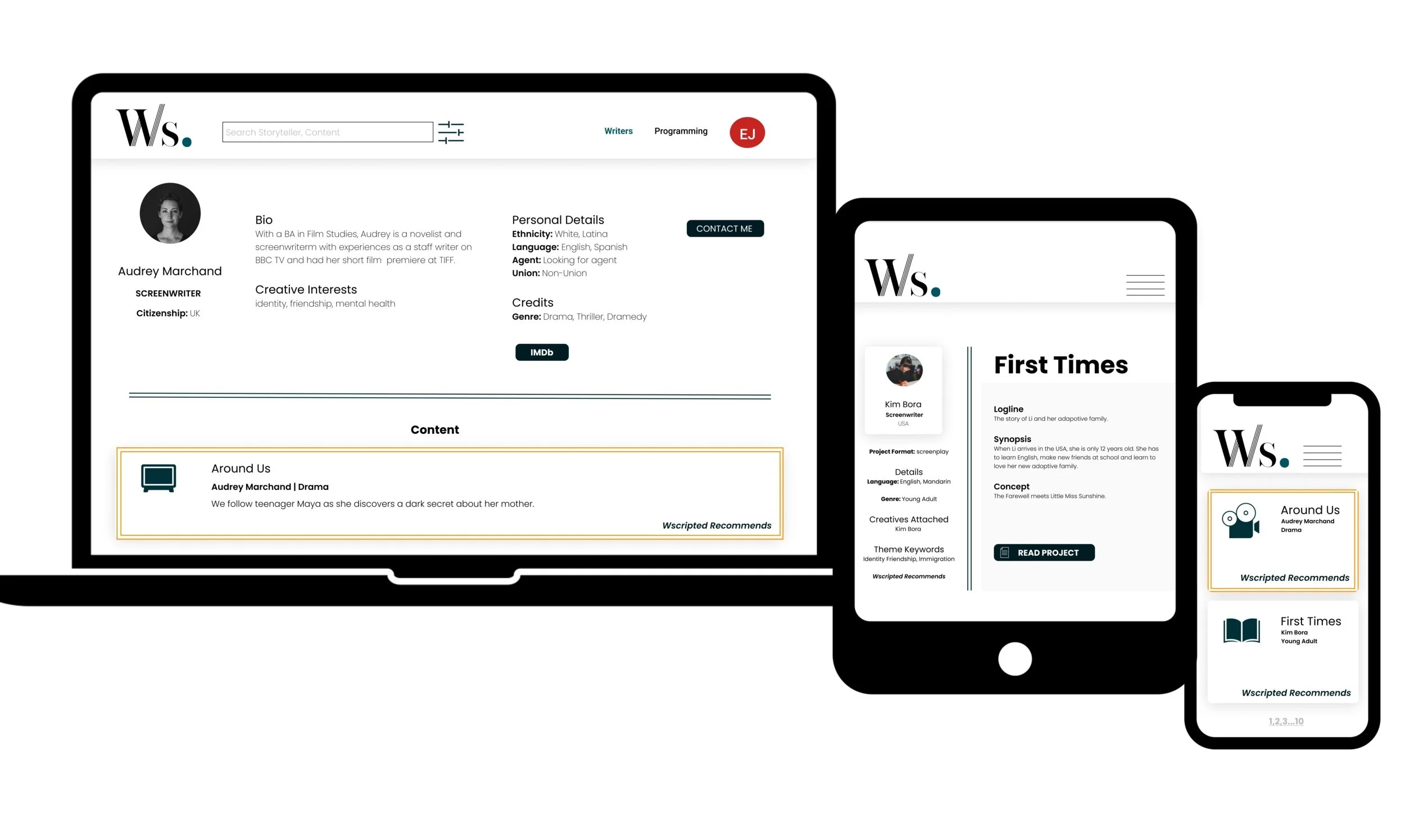 Wscripted | Development Platform for Content Written by Women