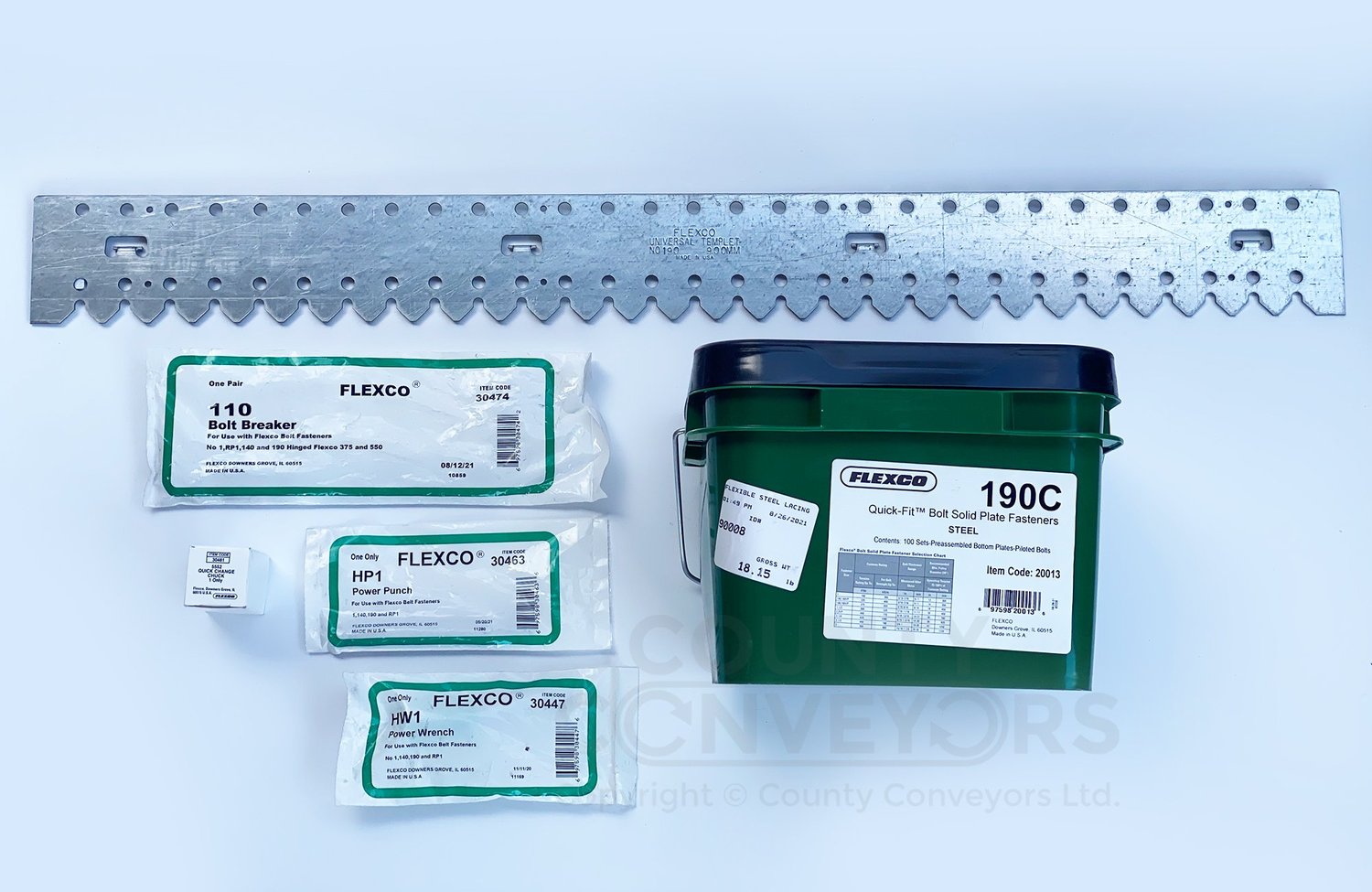 Flexco® Conveyor Belt Repair DIY Kit — County Conveyors