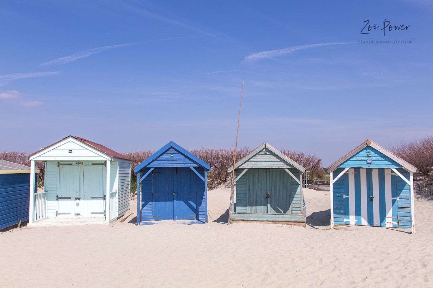 Pretty pastel beach huts at West Wittering by Zoë Power | Beautiful ...