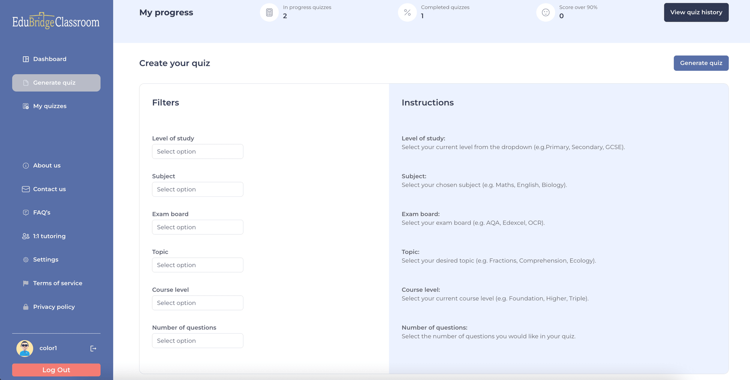 Classroom — EduBridge