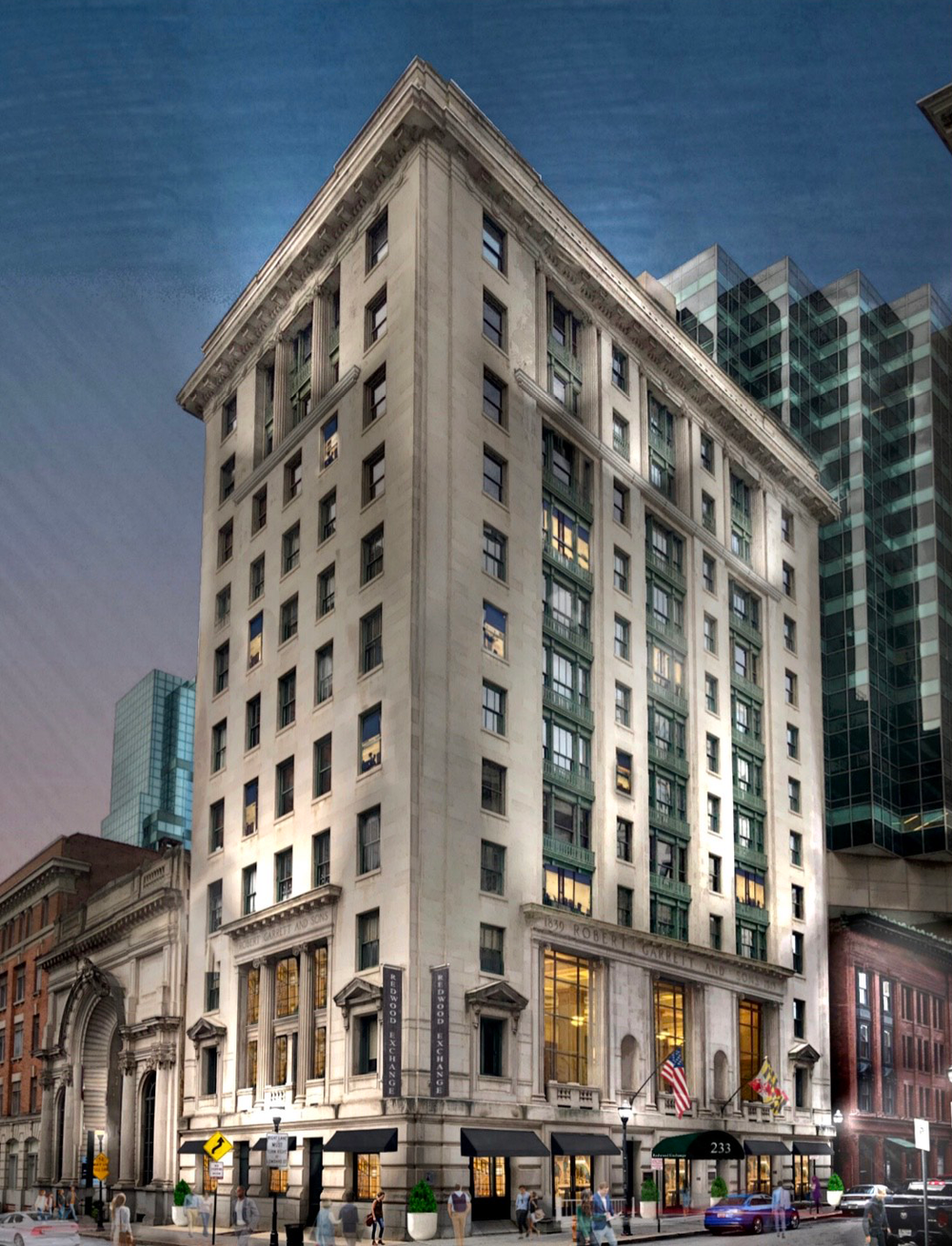 Historic Baltimore Office Building Leasing Now | Redwood Exchange