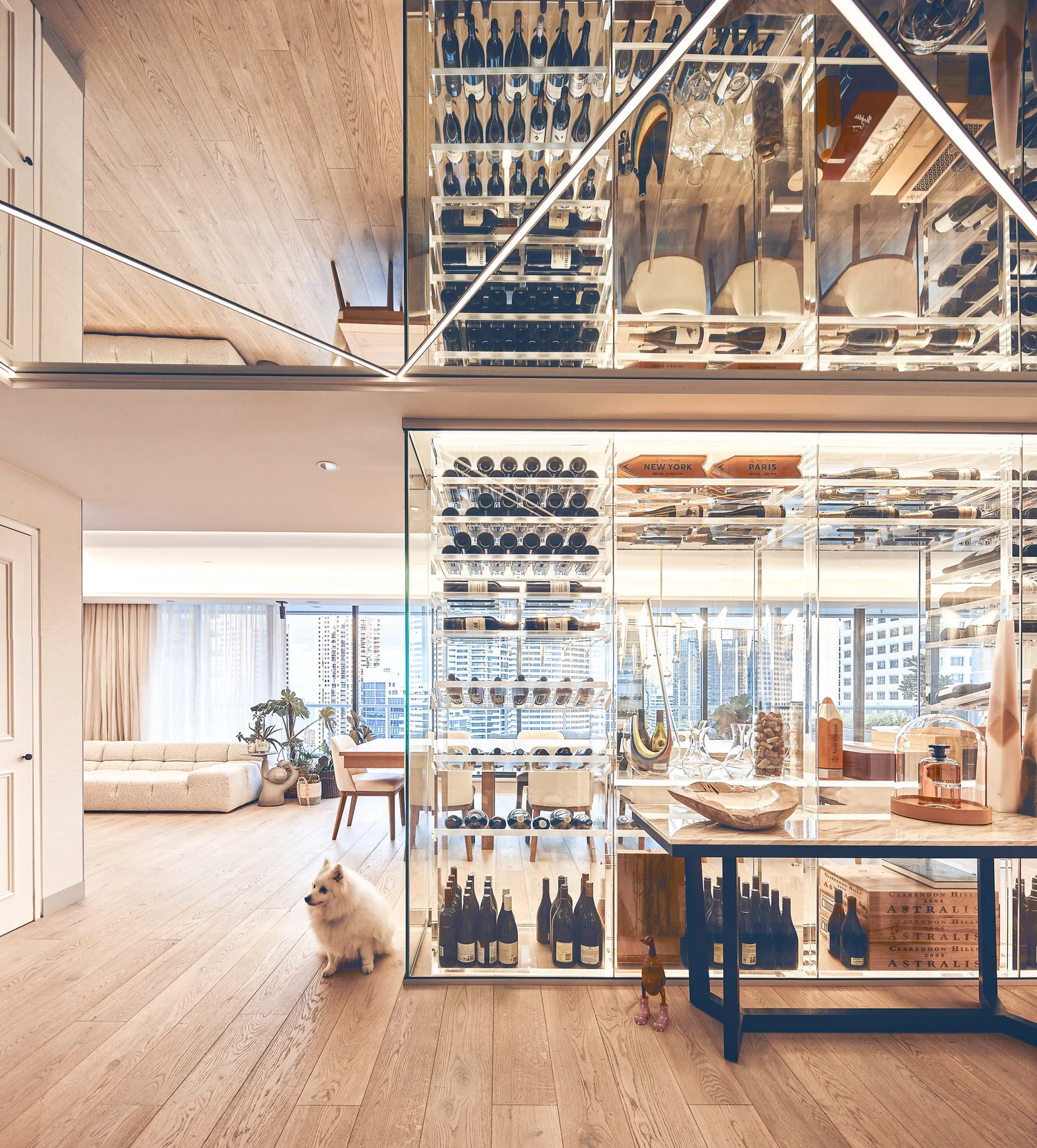 Acrylic Wine Cellars | Lucite & Plexiglass Wine Racks — Architectural ...