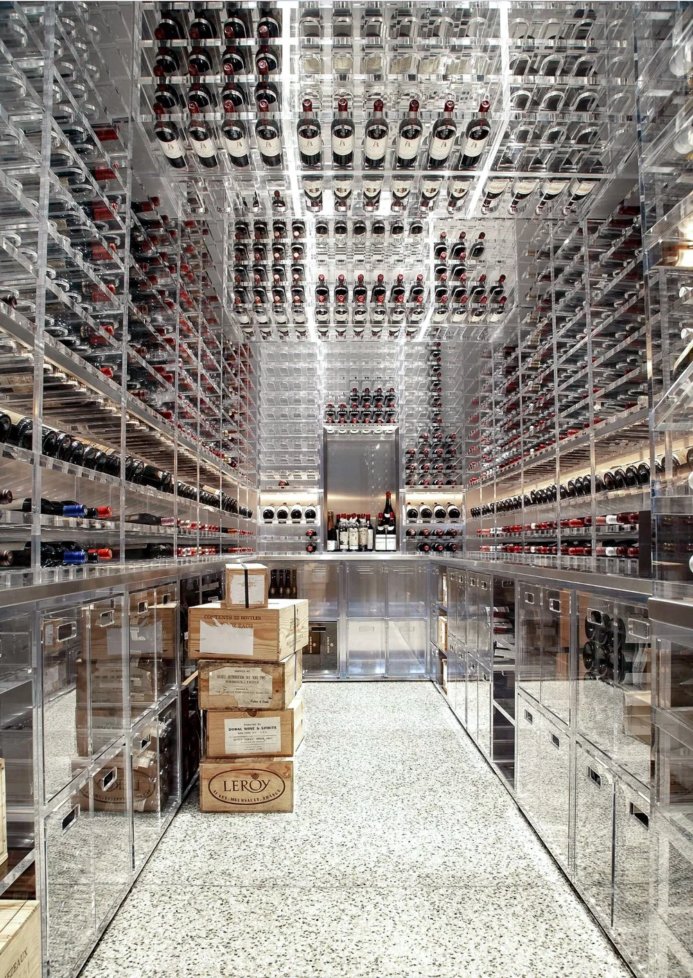 Acrylic Wine Cellars | Lucite & Plexiglass Wine Racks — Architectural ...