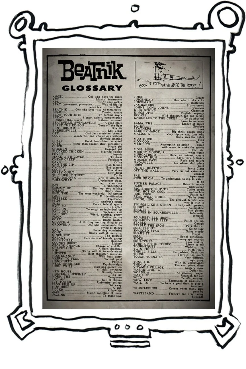 BEATNIK GLOSSARY — JEFFBRIDGES.COM