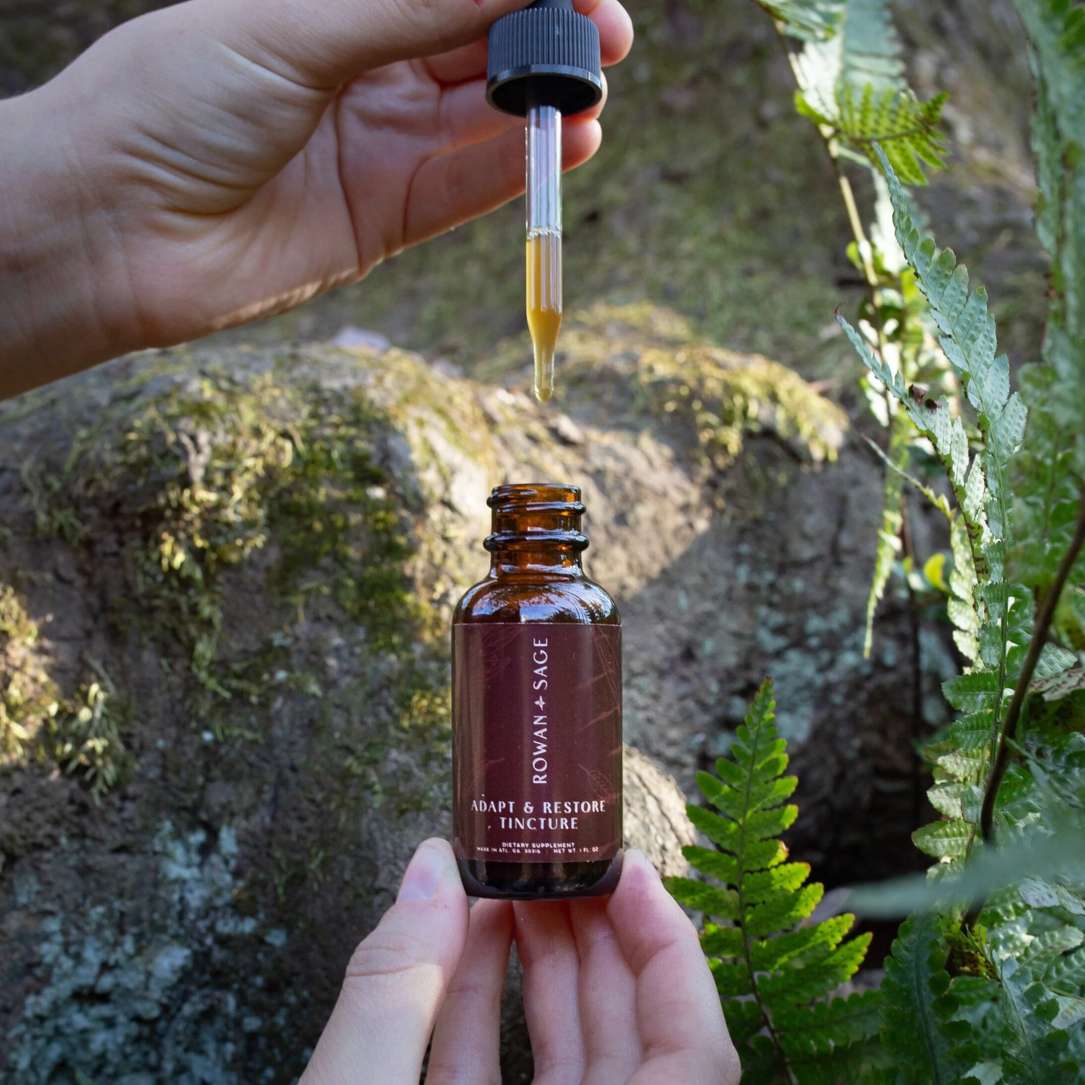 Moon Cycle Tincture — Rowan + Sage