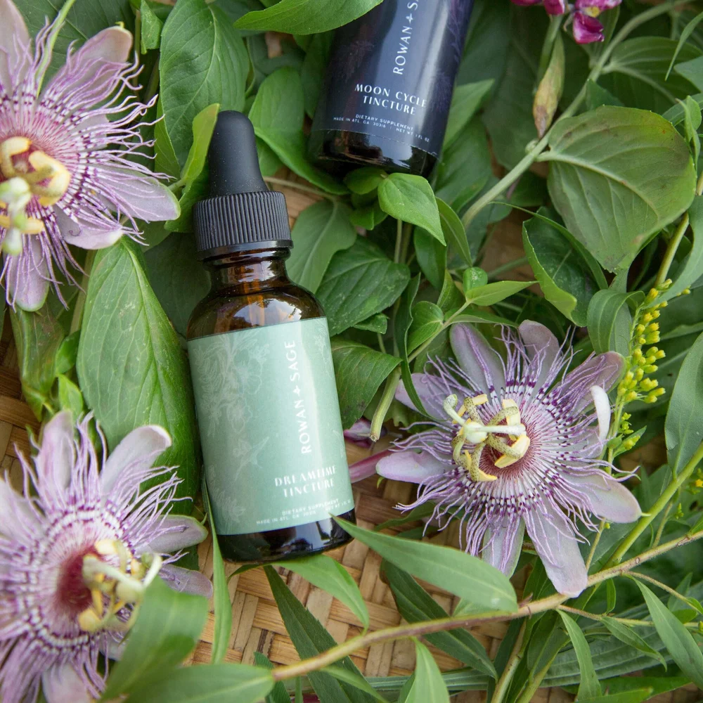 Moon Cycle Tincture — Rowan + Sage