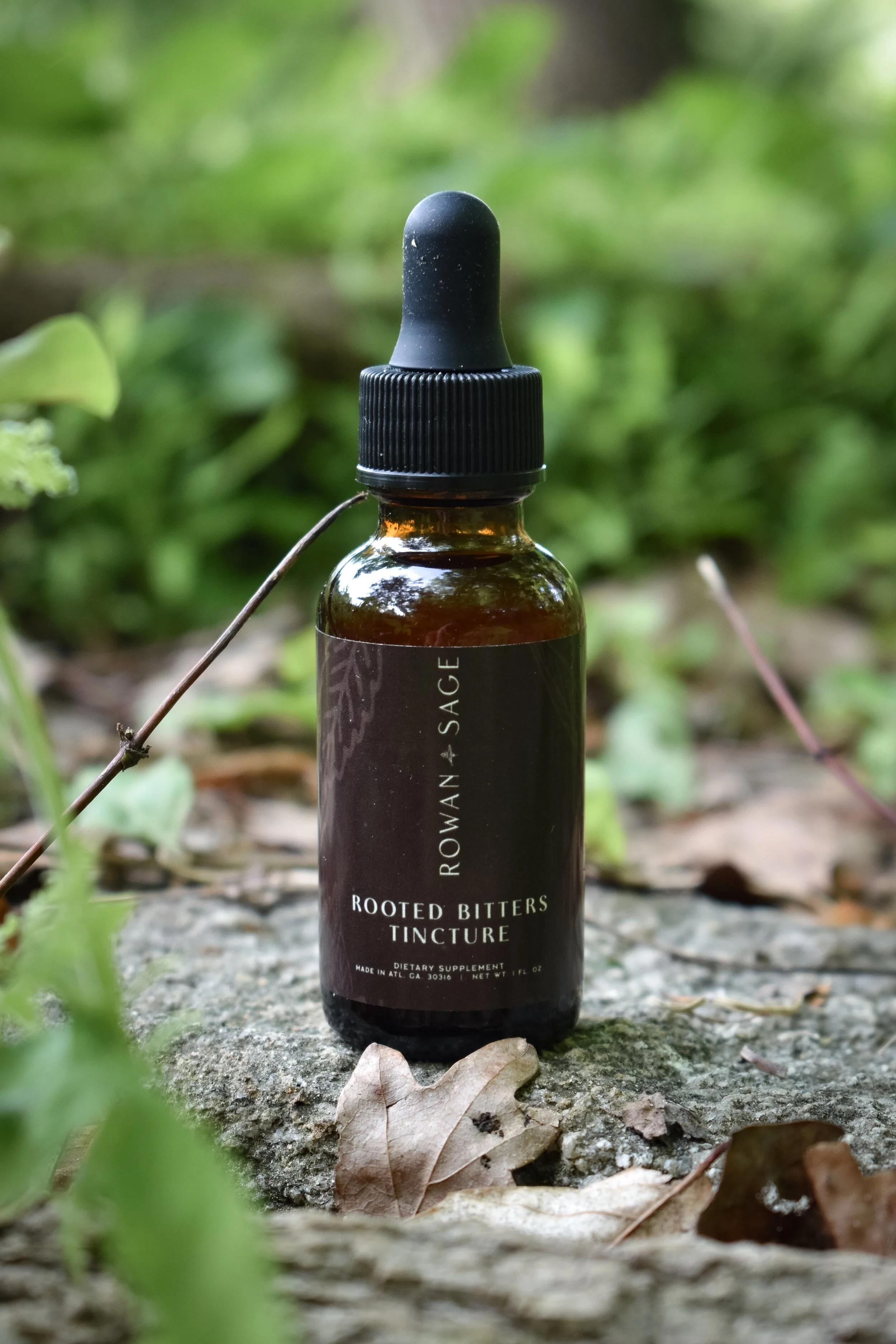 Moon Cycle Tincture — Rowan + Sage