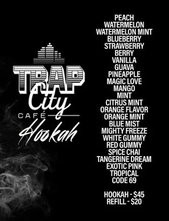 Dinner Menu — Trap City Cafe