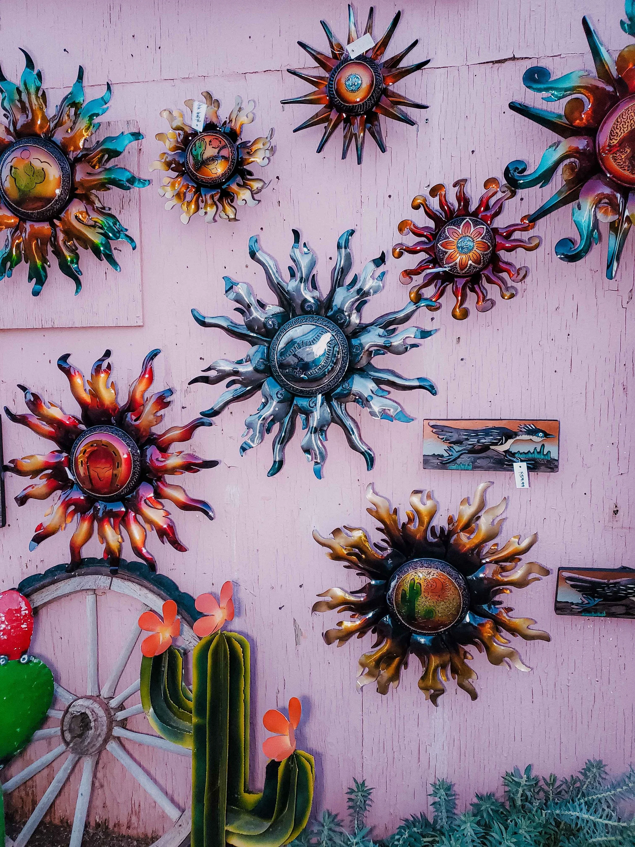 Ocotillo Cactus Metal Art