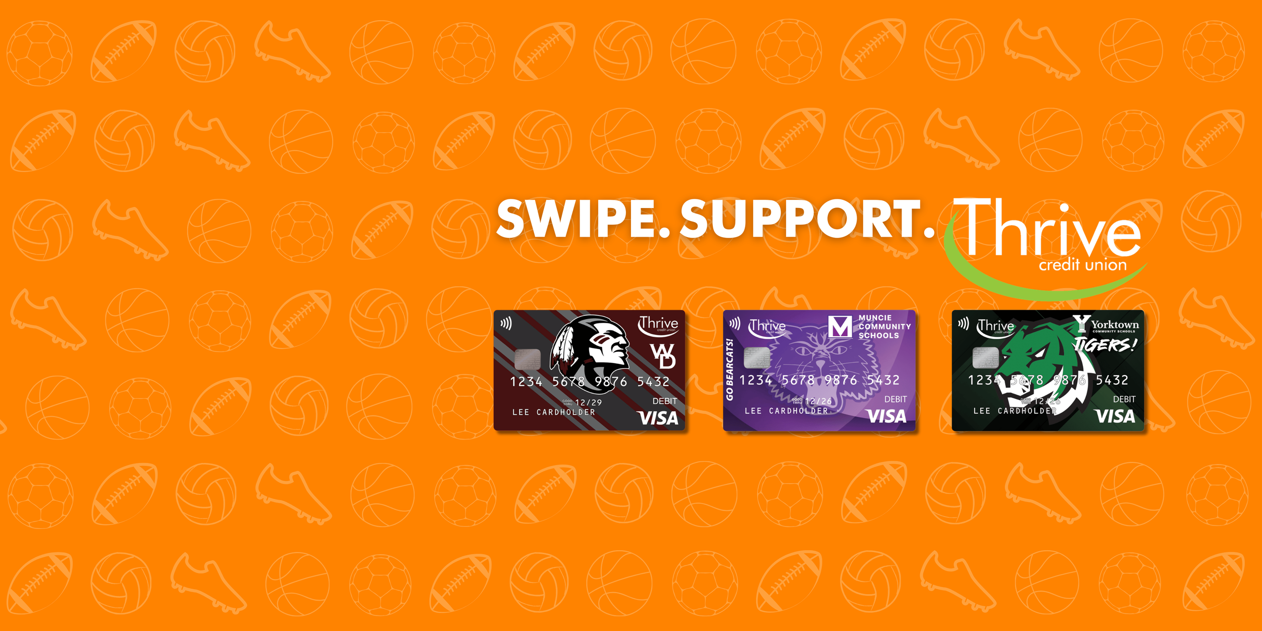 School Spirit Cards — Thrive CU