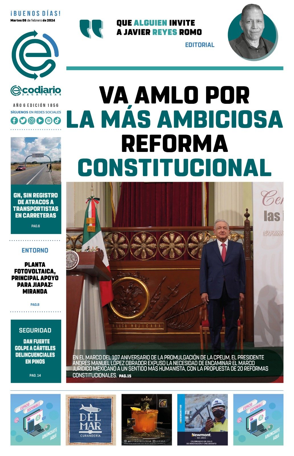 Diario a 04 de febrero de 2024 — Eco Diario