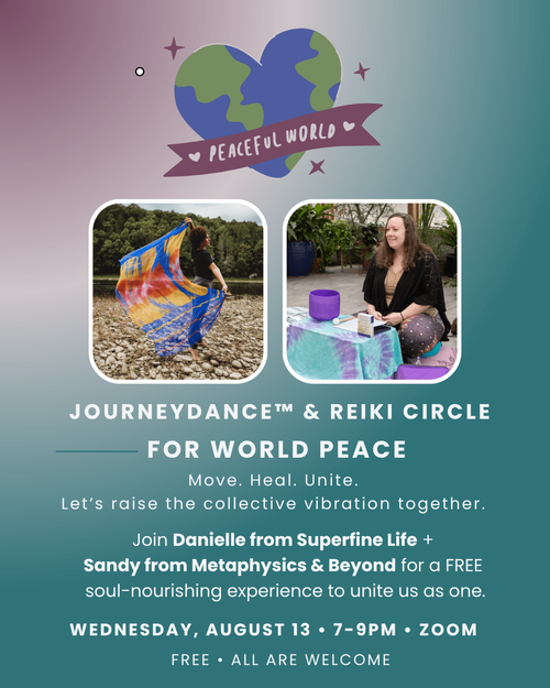 Sacred Rhythm: JourneyDance® & Reiki for Peace
