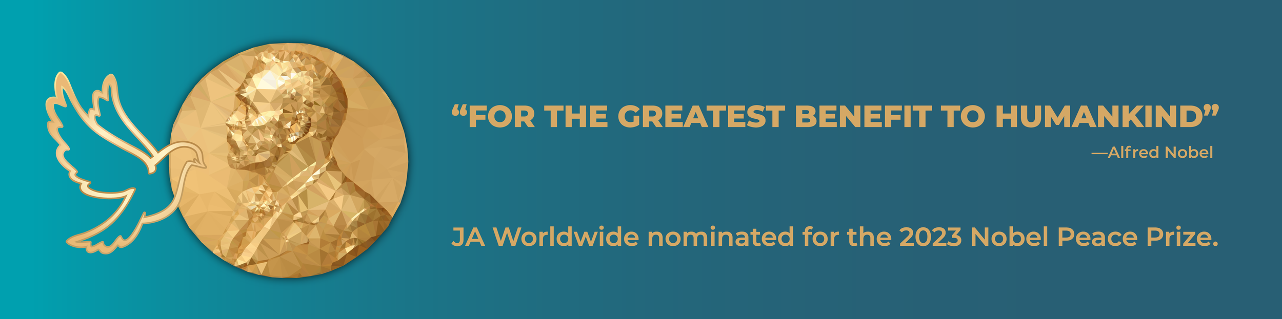 Nobel Peace Prize Nomination — JA Worldwide