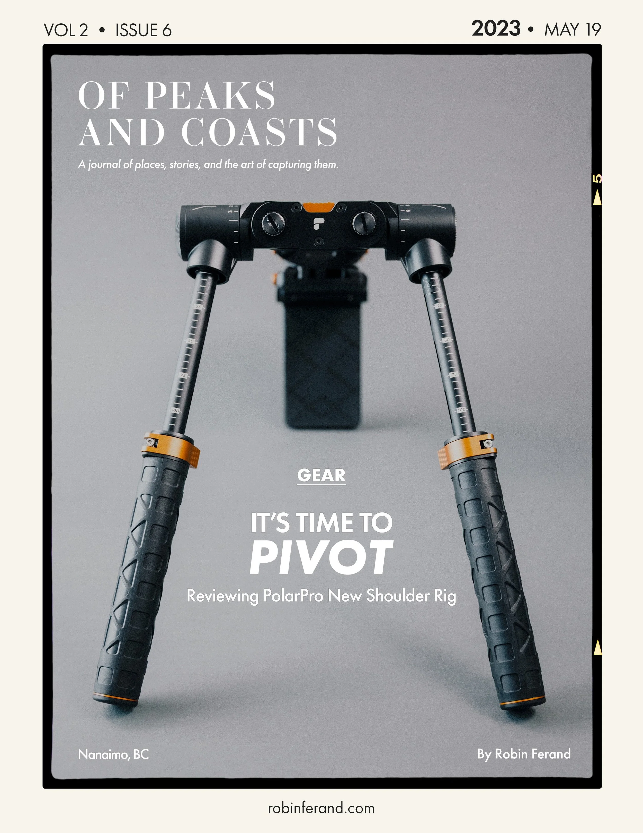 It’s Time to PIVOT - Polar Pro Shoulder Rig Review — Robin Ferand
