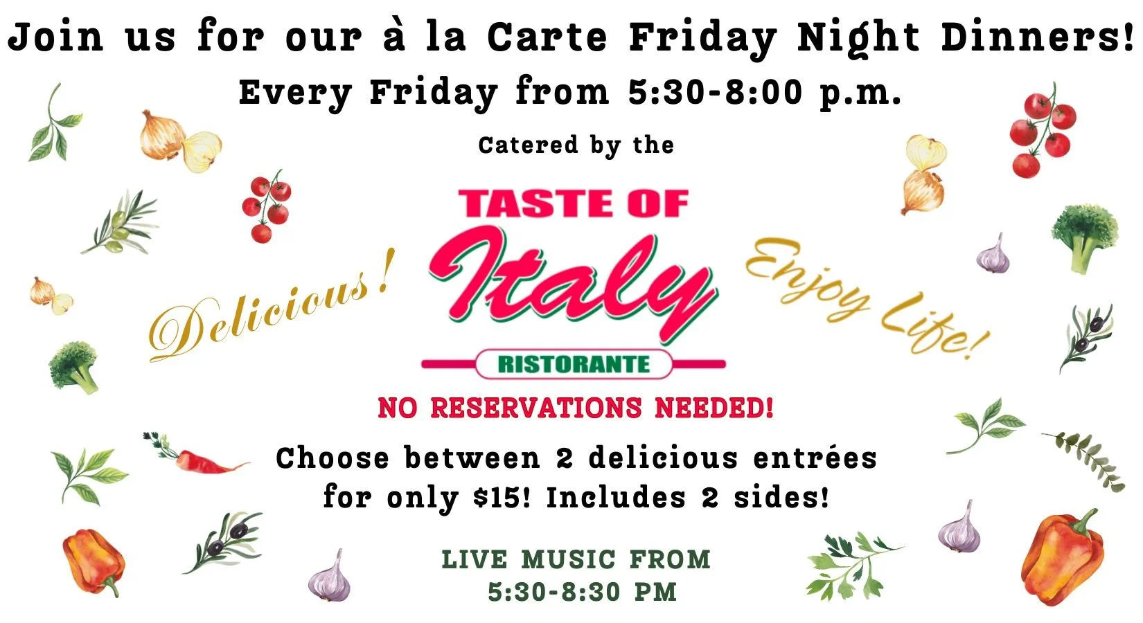 Friday and Saturday Night Dinners | An Exquisite Dining Experience ...