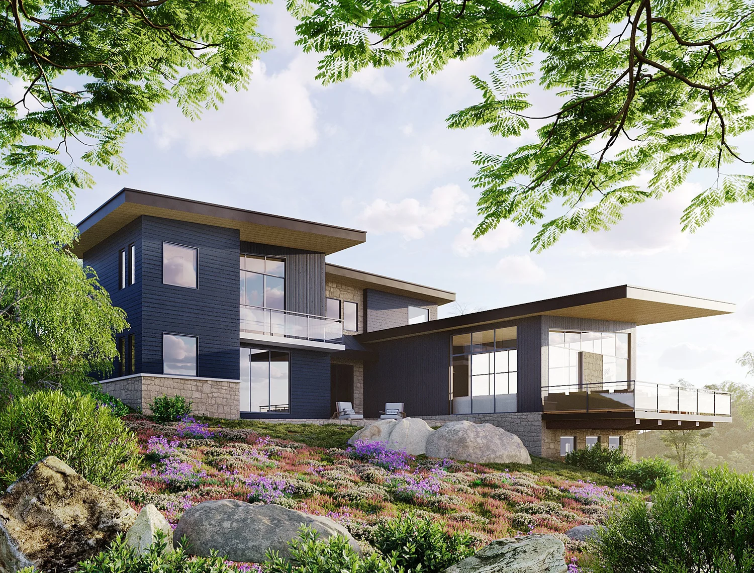Views from the Mountain Top — EcoNest Architecture