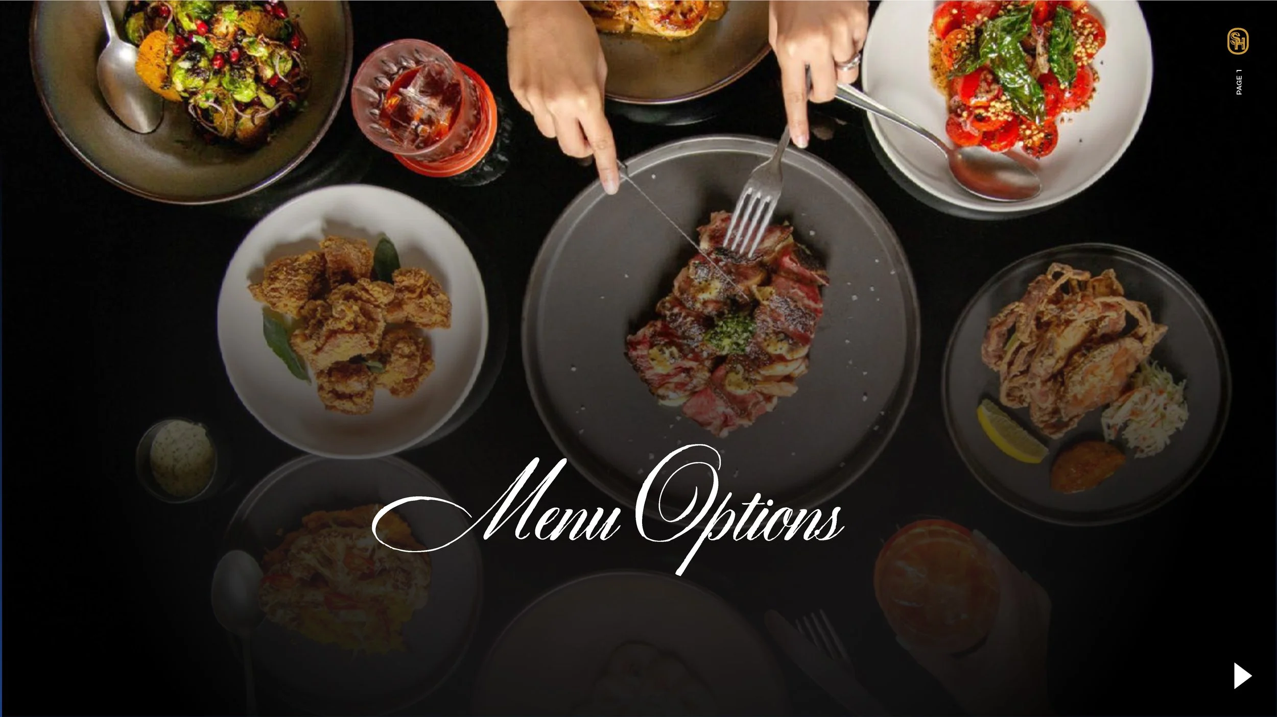 SH Events Menu — Siri House