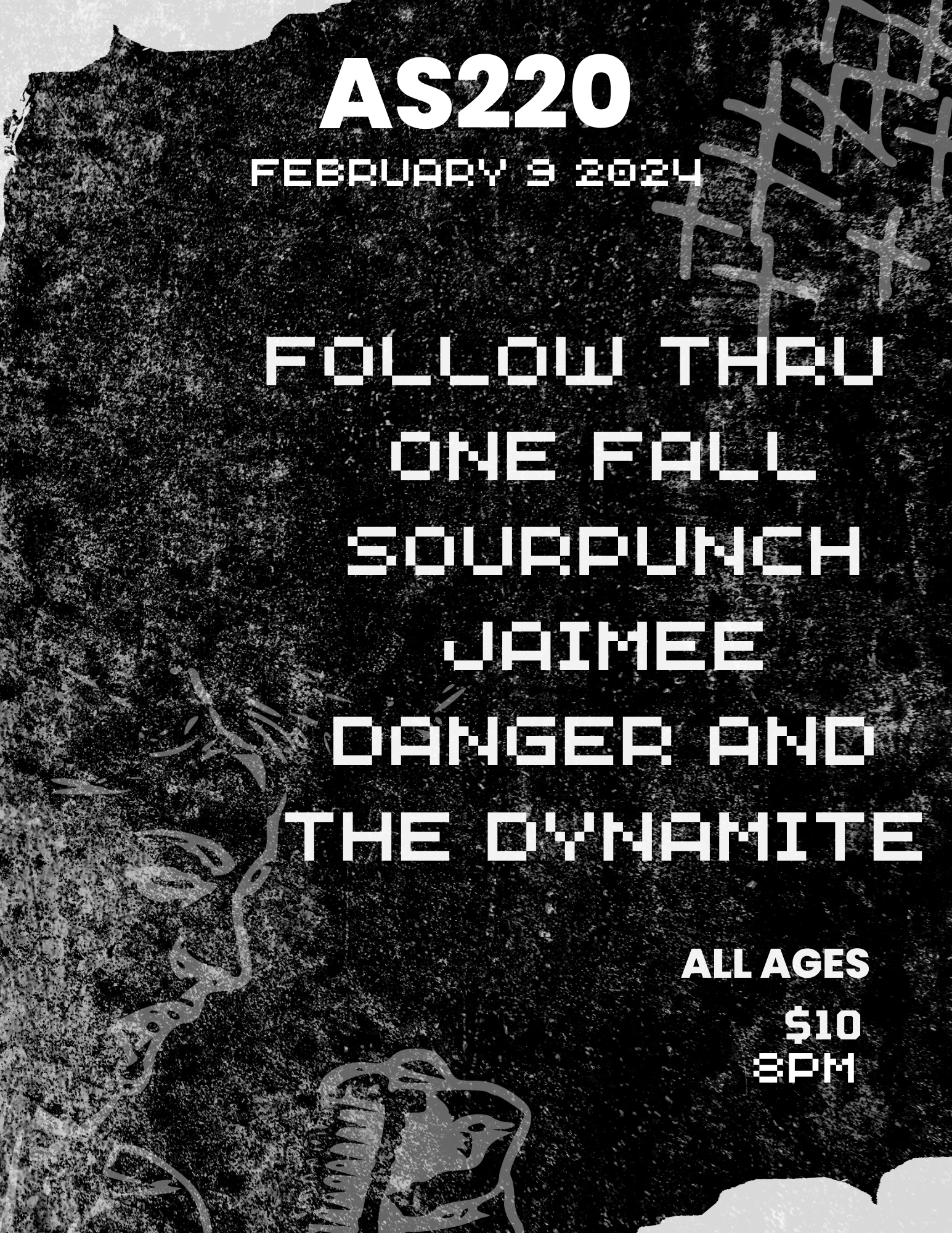 AS220 Calendar — Follow Thru, One Fall, Sourpunch, Jaimee Danger and ...