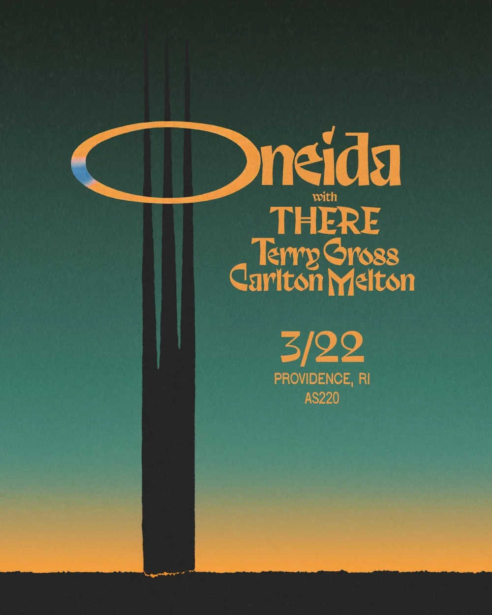 AS220 Calendar — Oneida + THERE + Terry Gross + Carlton Melton