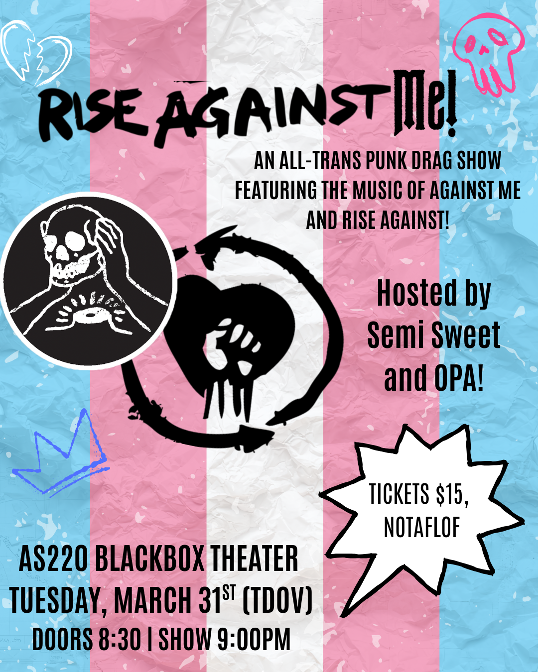 AS220 Calendar — Rise Against Me!