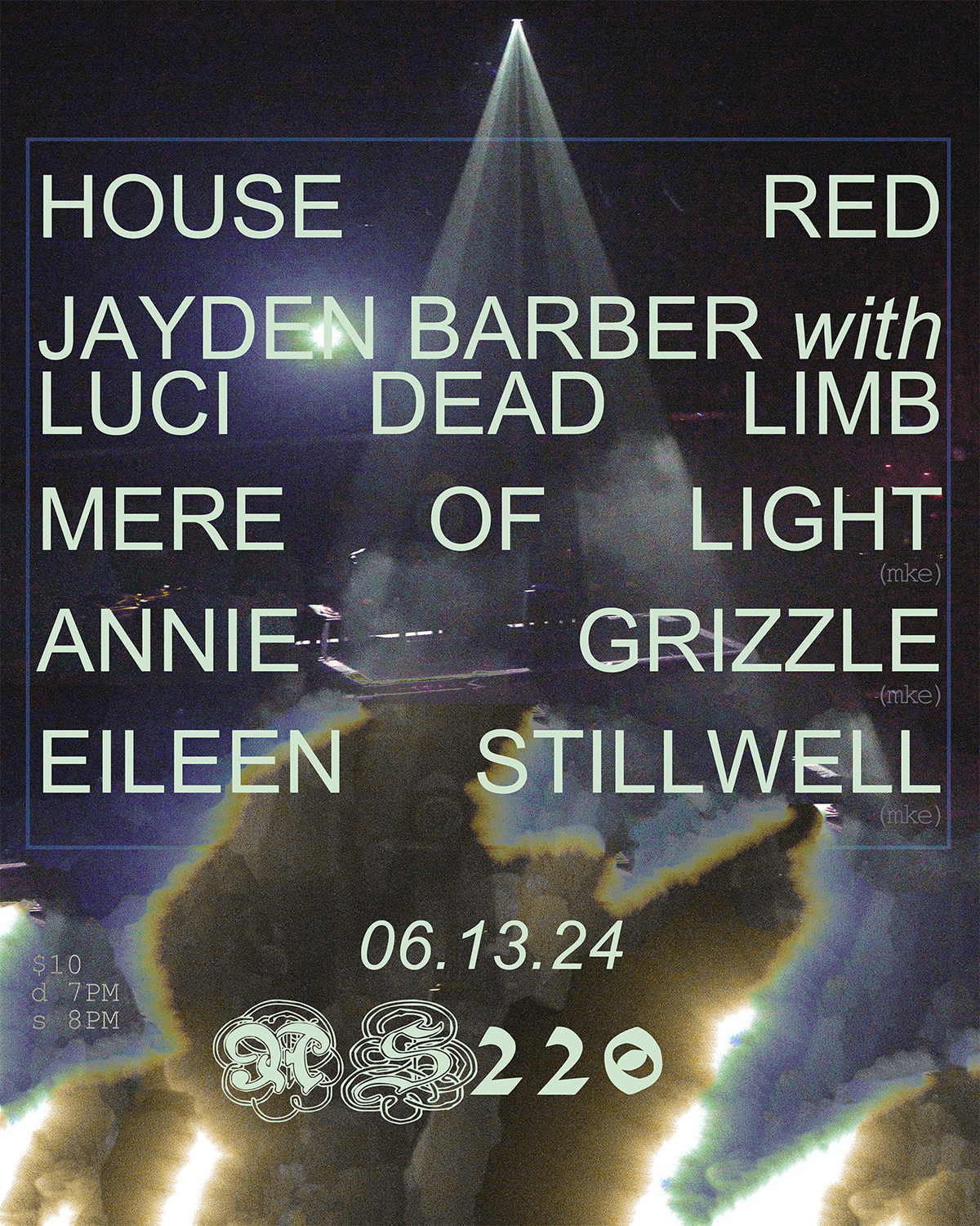 AS220 Calendar — HOUSE RED + JAYDEN BARBER//LUCI DEAD LIMB + MERE OF ...