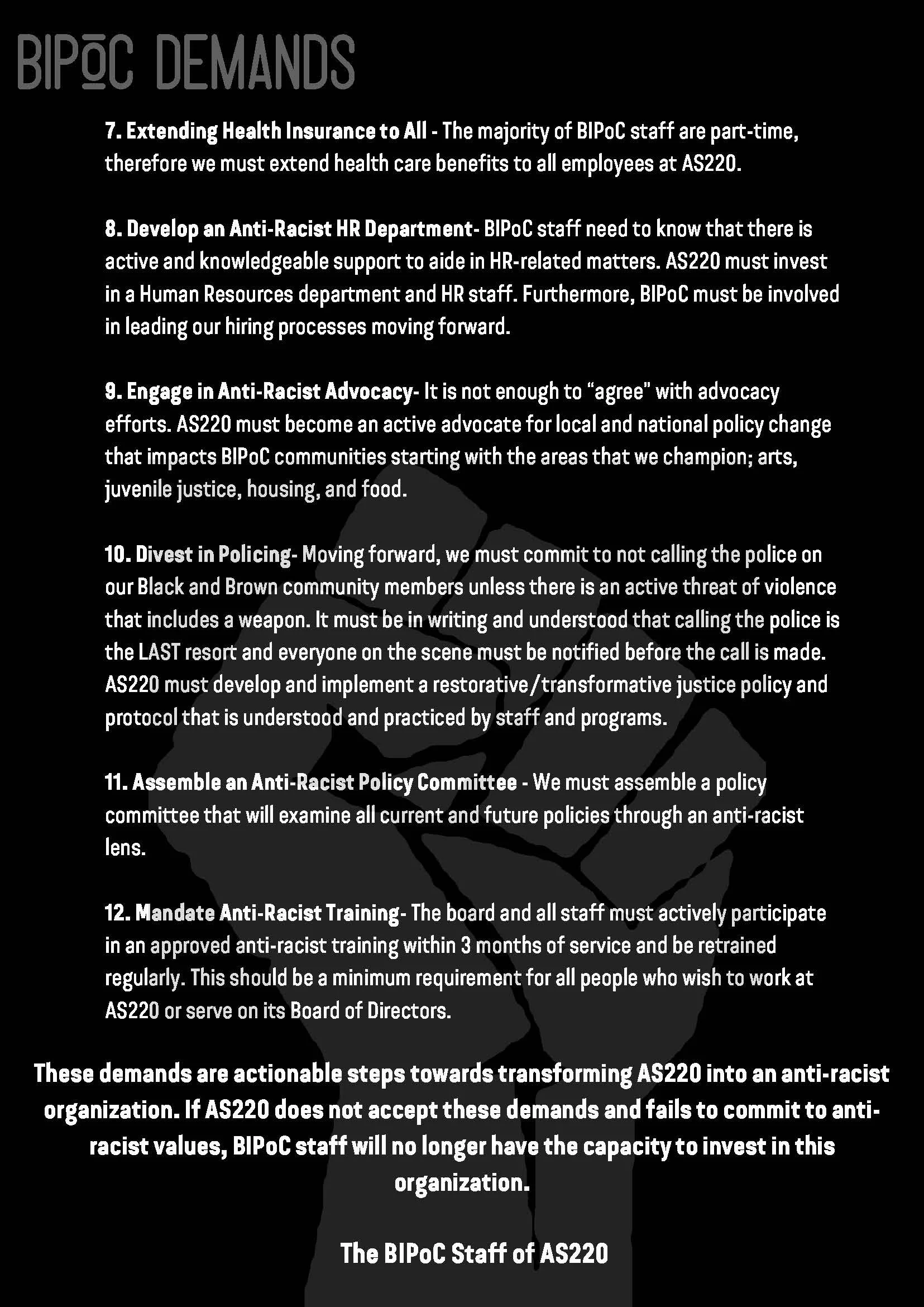 AS220: Racial Justice Initiative